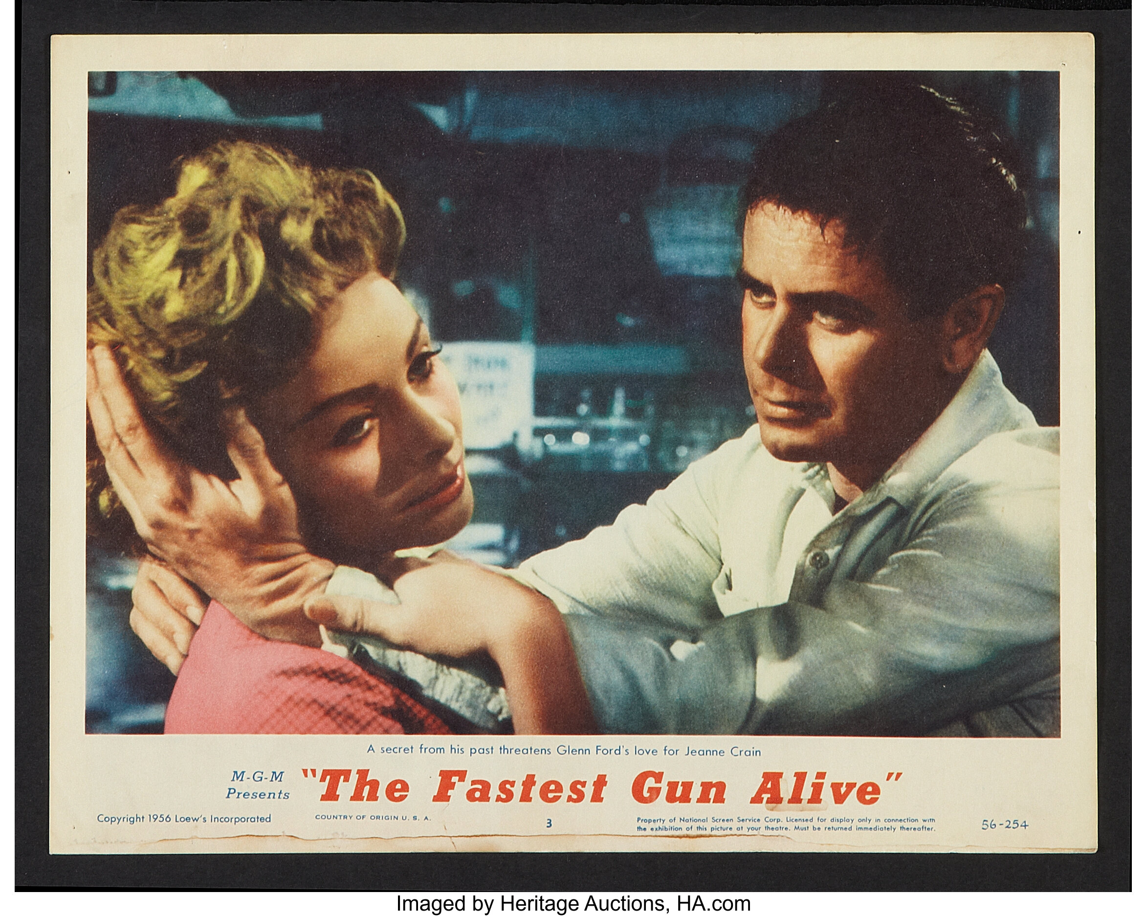 The Fastest Gun Alive (MGM, 1956 and R-1962). Lobby Cards (10) (11 ...