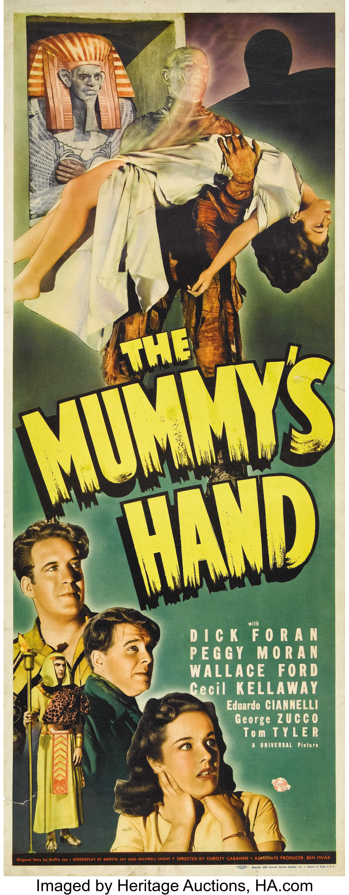 The Mummy's Hand (Universal, 1940). Insert (14" X 36"). Cowboy | Lot ...