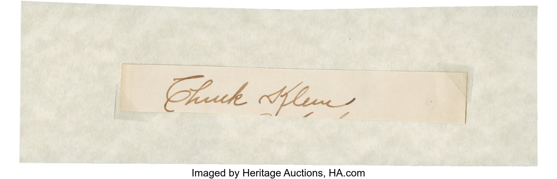 Chuck Klein Signed Cut Signature.... Baseball Collectibles Others | Lot ...