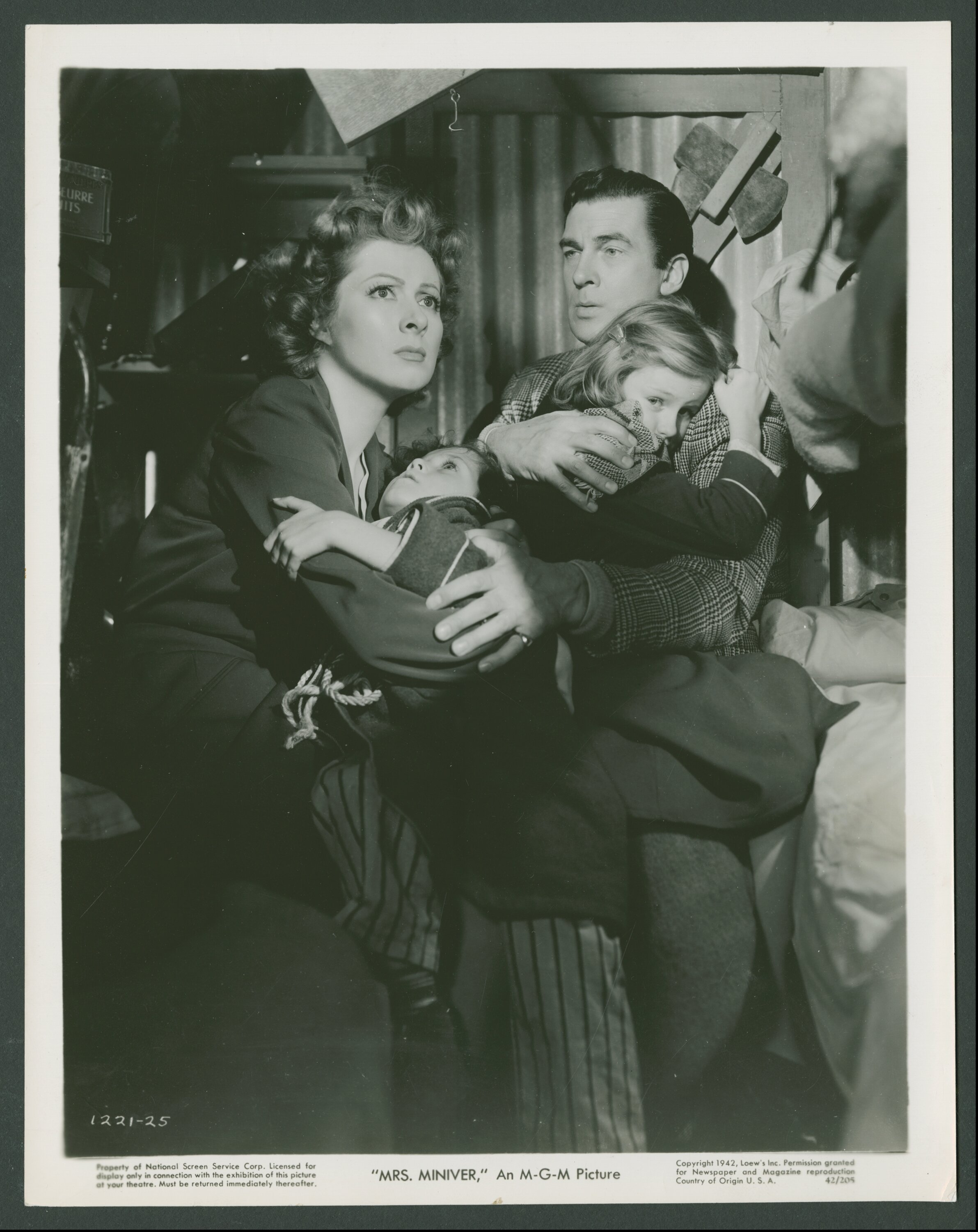 Greer Garson in "Mrs. Miniver" (MGM, 1942). Photos (8) (8" X 10 ...