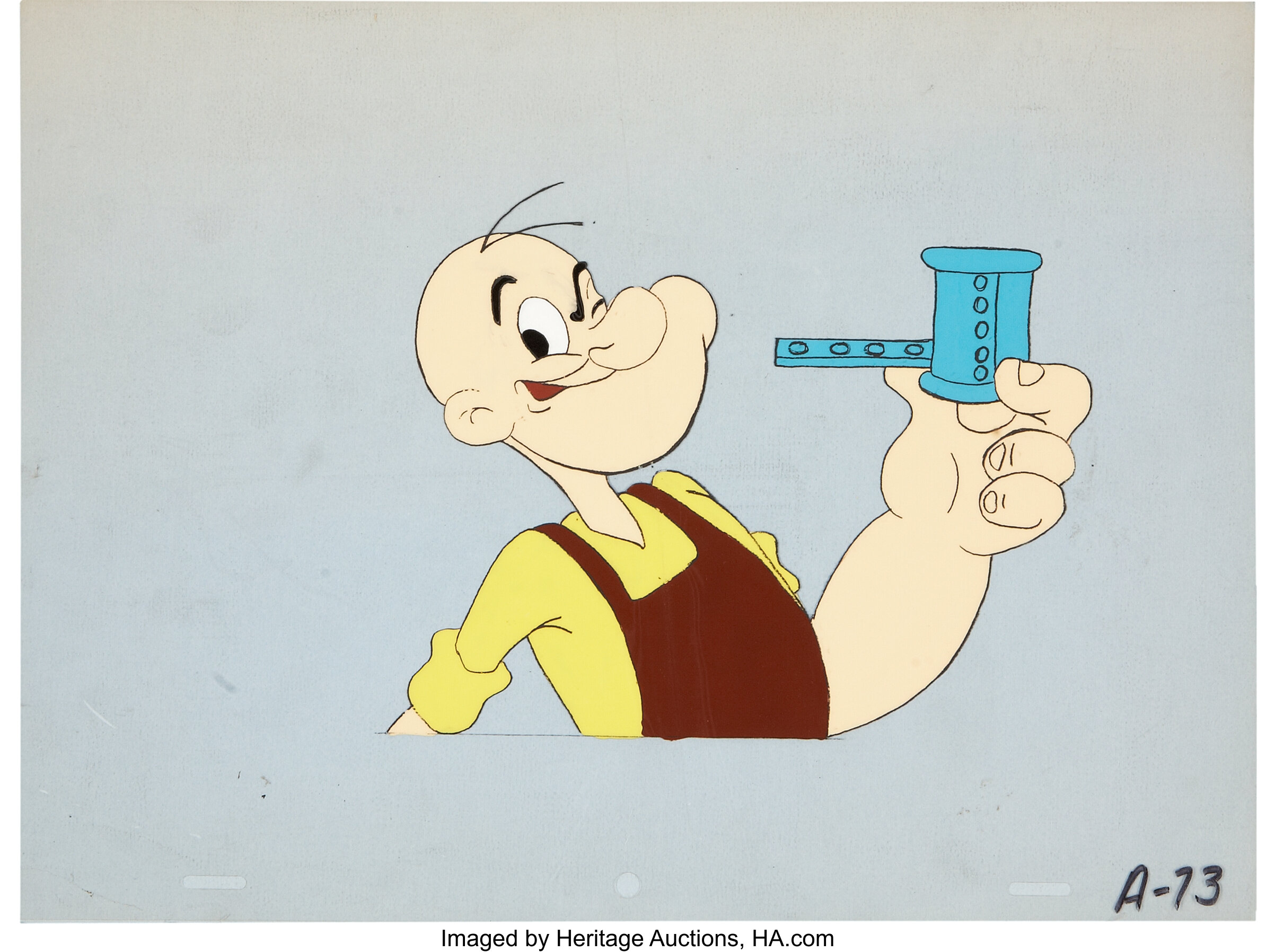 Popeye Animation Production Cel Original Art (undated).... | Lot #13801 ...