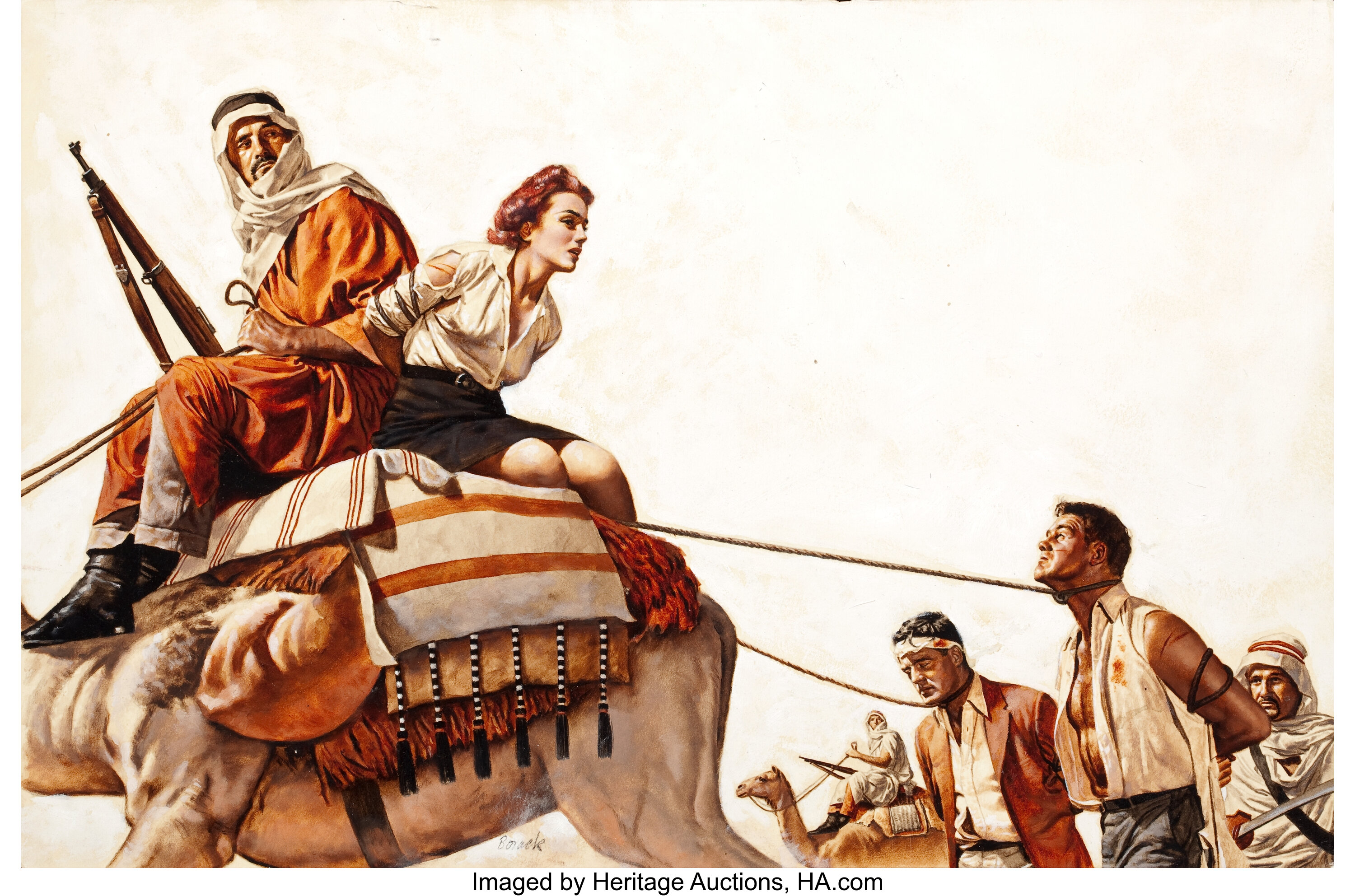 STANLEY BORACK (American, b. 1927). Male magazine illustration, | Lot ...