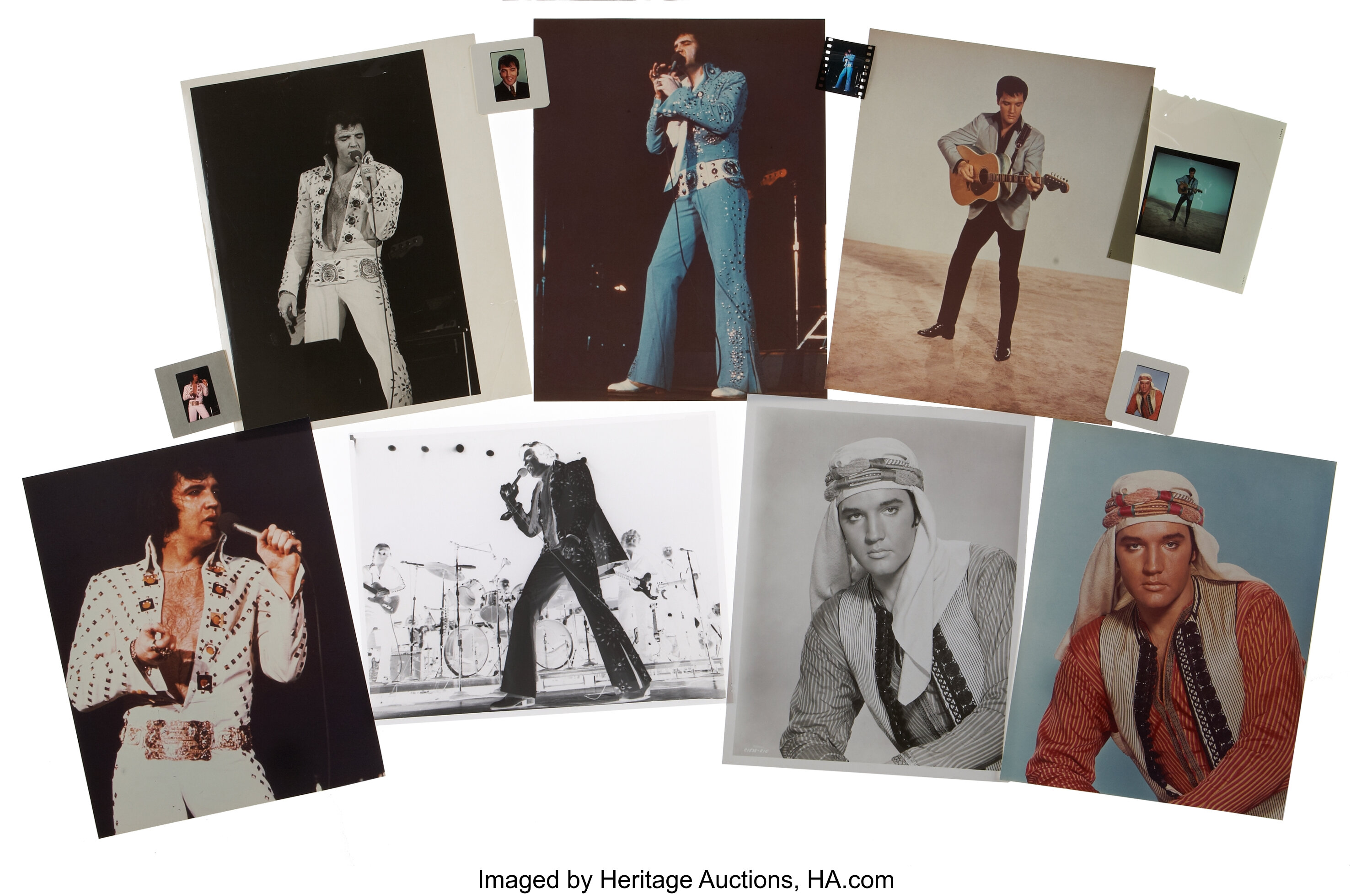Elvis Presley Photos with Negatives.... (Total: 11 ) Music | Lot #46141 ...