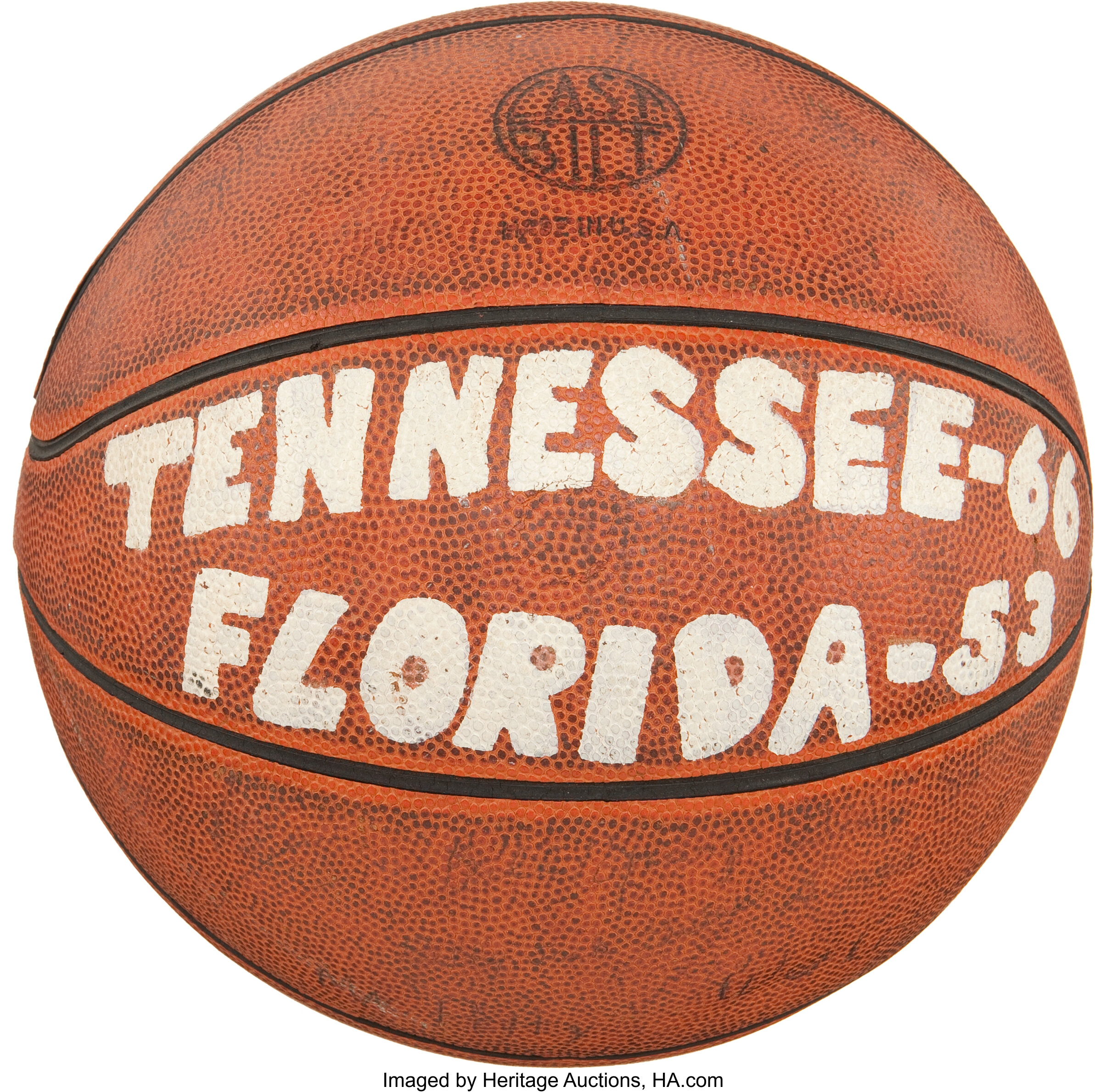 1966-67 Tennessee Game Ball From SEC Championship Season.... | Lot ...