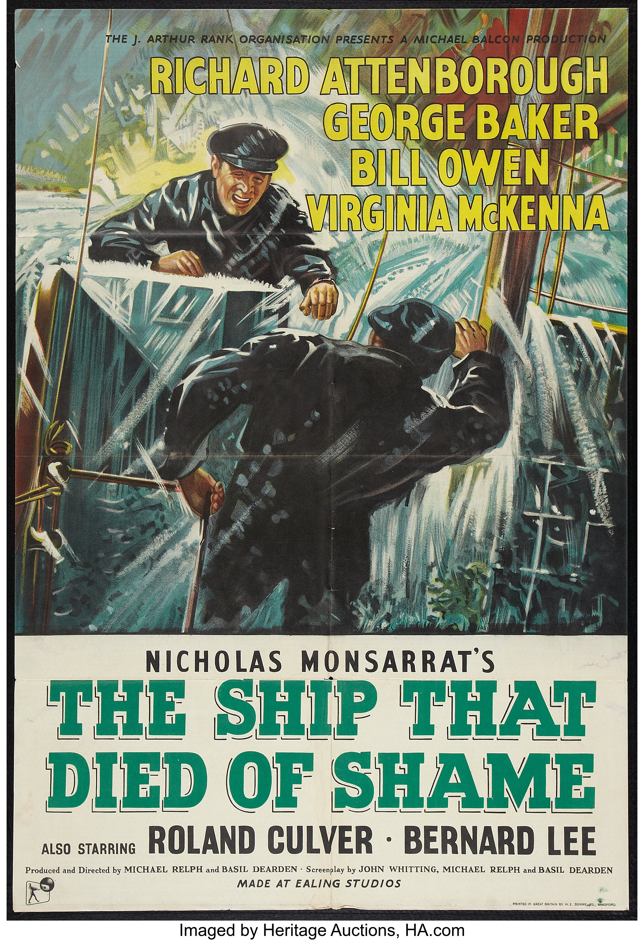 The Ship That Died of Shame (Rank, 1955). British One Sheet (27" X ...