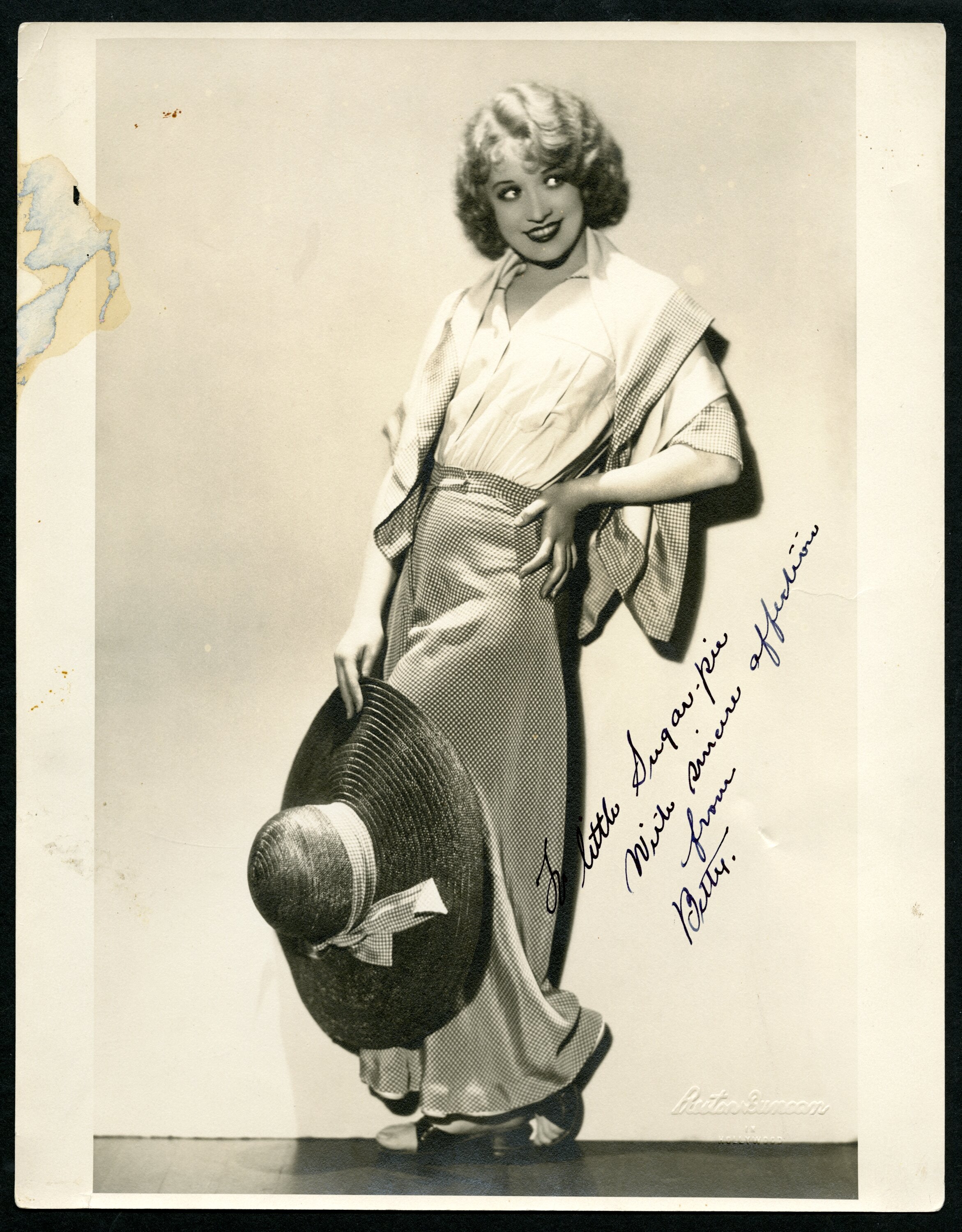 Betty Compson by Preston Duncan Lot (1930s). Autographed Portrait | Lot ...