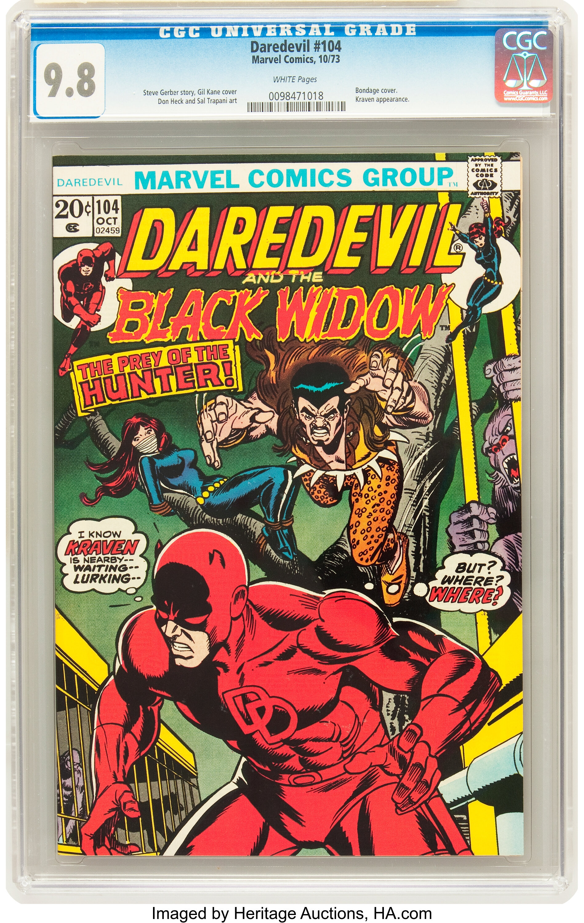 How Much Is Daredevil #104 Worth? Browse Comic Prices | Heritage Auctions