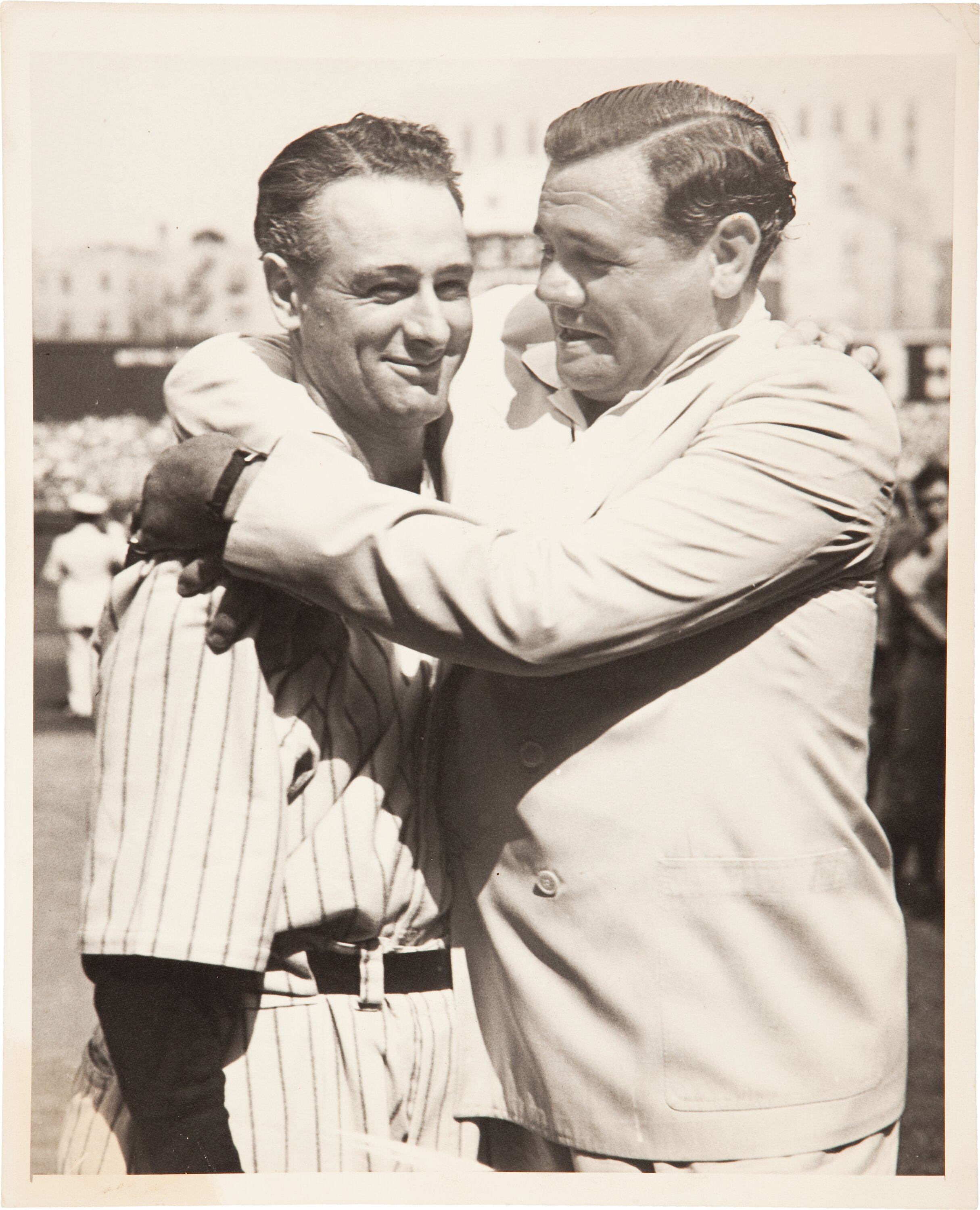 1939 Lou Gehrig Farewell News Photograph.... Baseball Collectibles ...