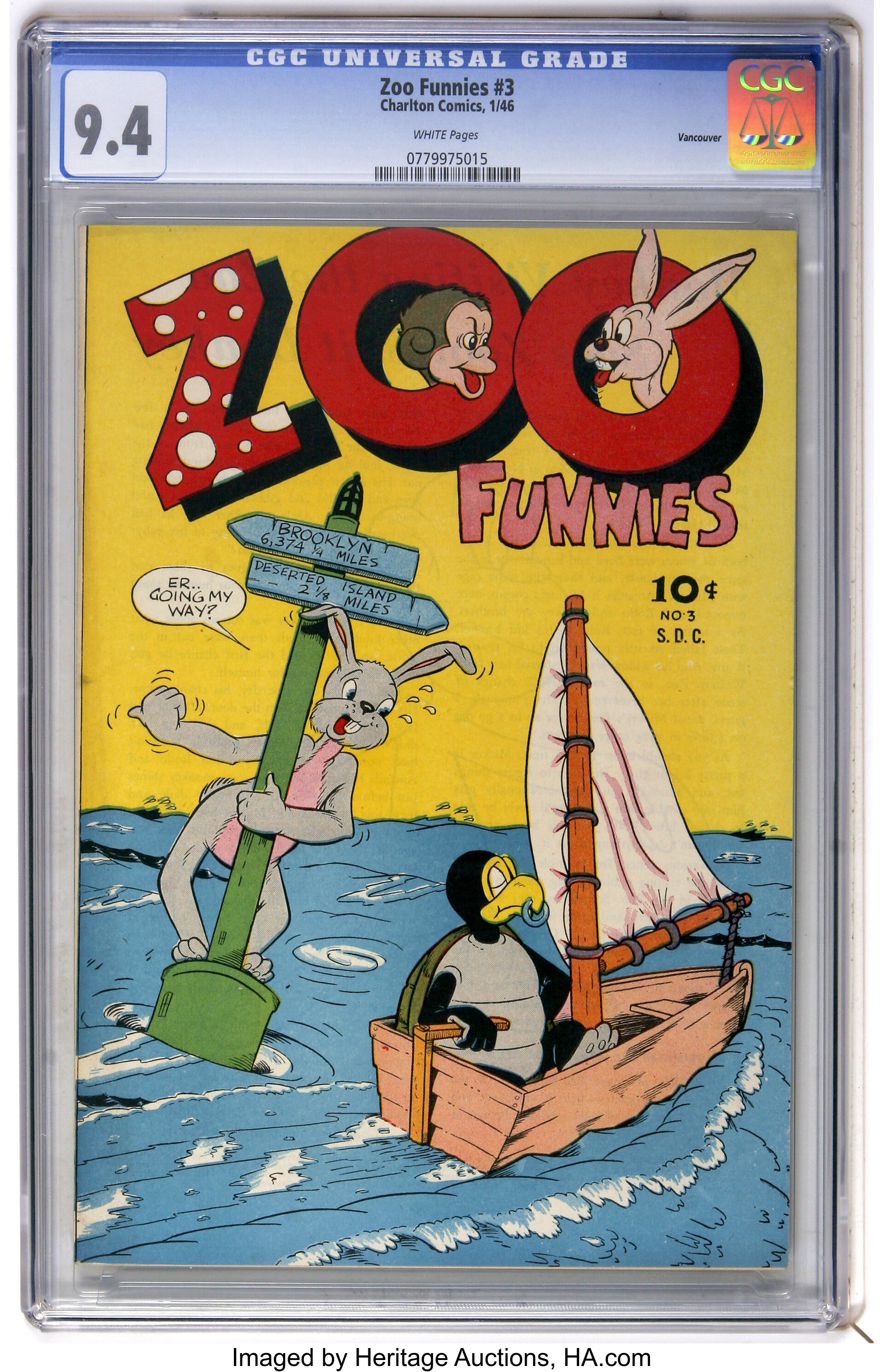 Zoo Funnies, 1945 Series Comics Values and Price Guide | Heritage Auctions