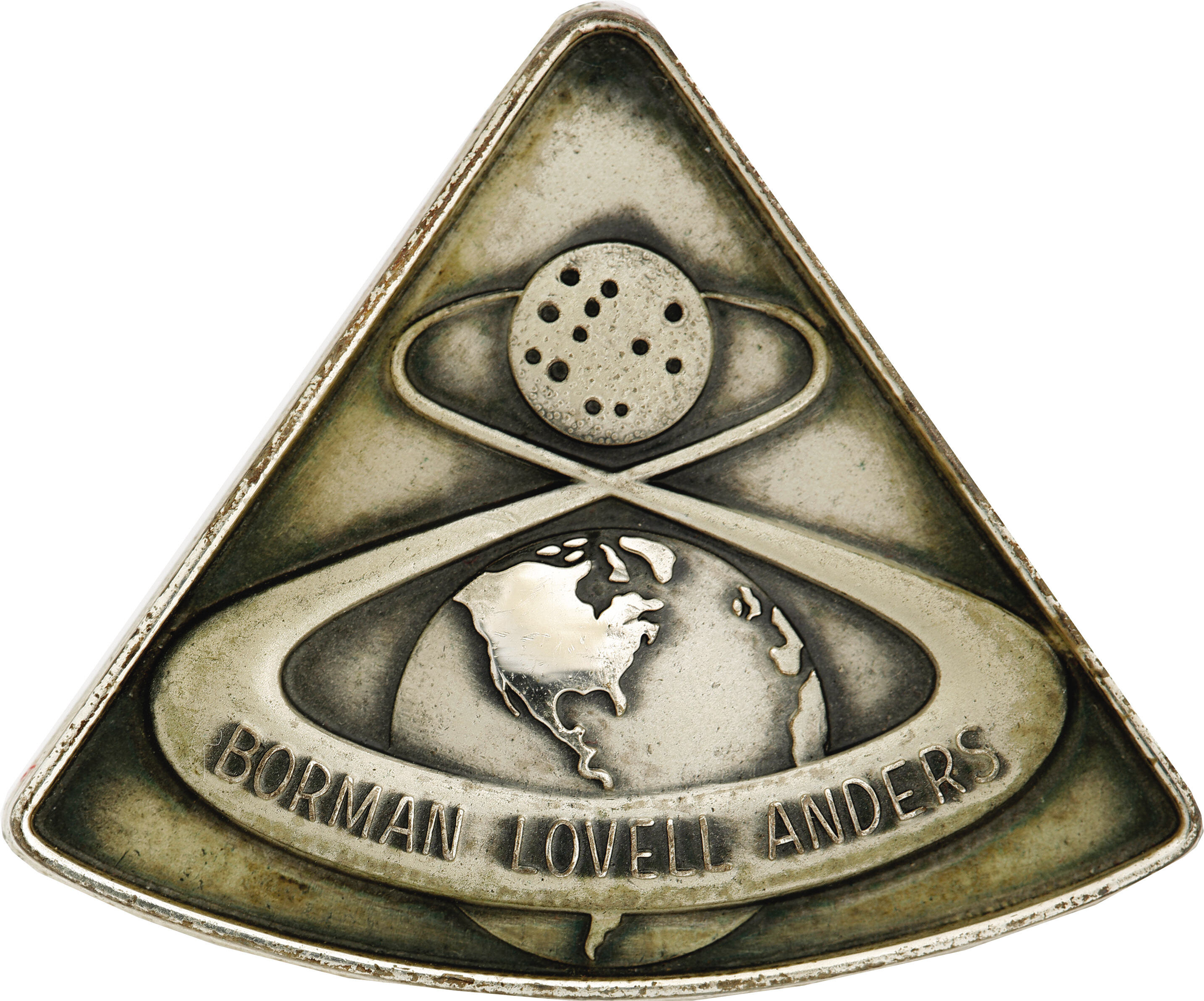 Apollo 8 Flown Robbins Sterling Silver Medallion, numbered 13 of | Lot ...