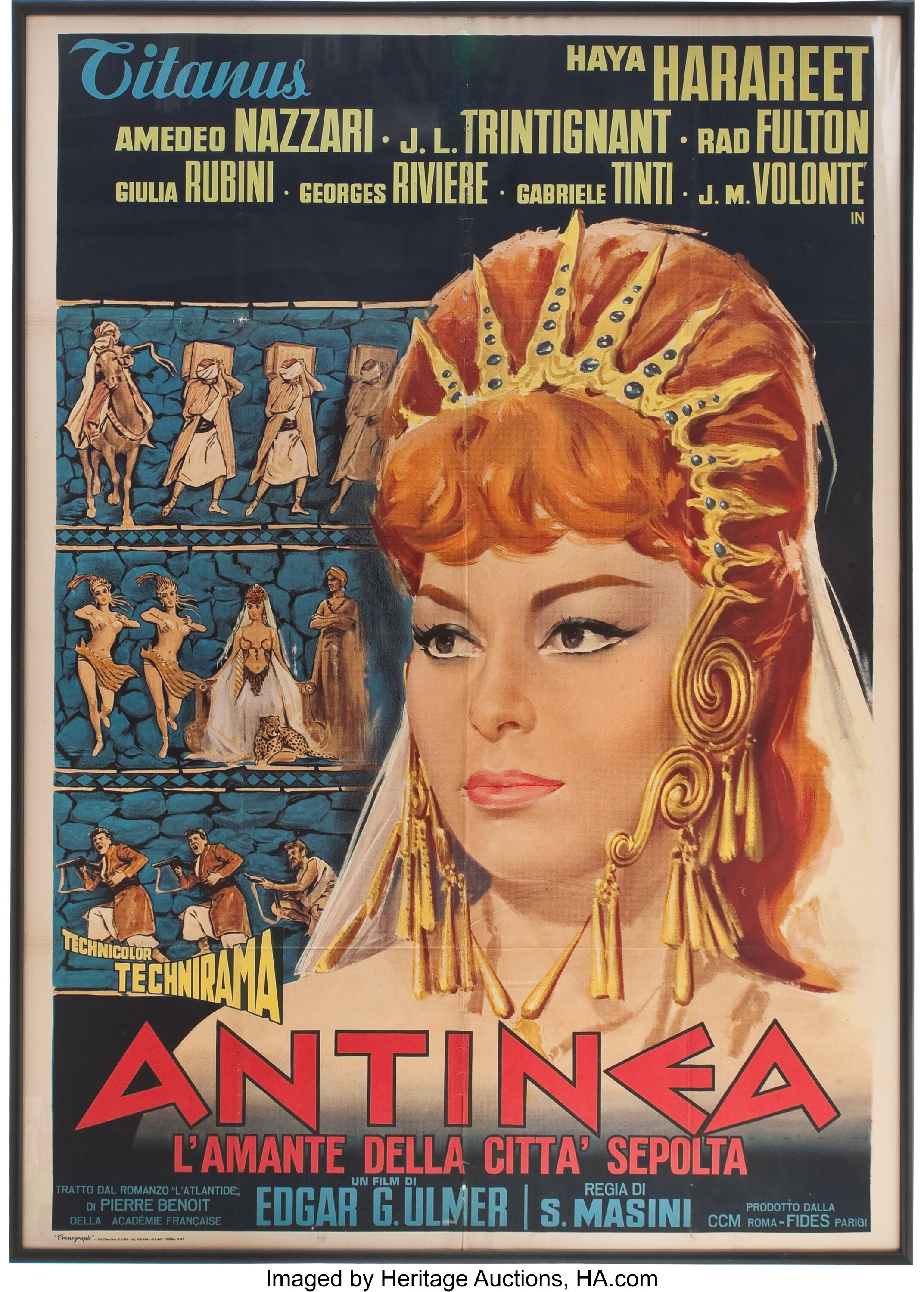 Edgar G. Ulmer Photo Archive and Poster for Antinea.... (Total: 5 ...