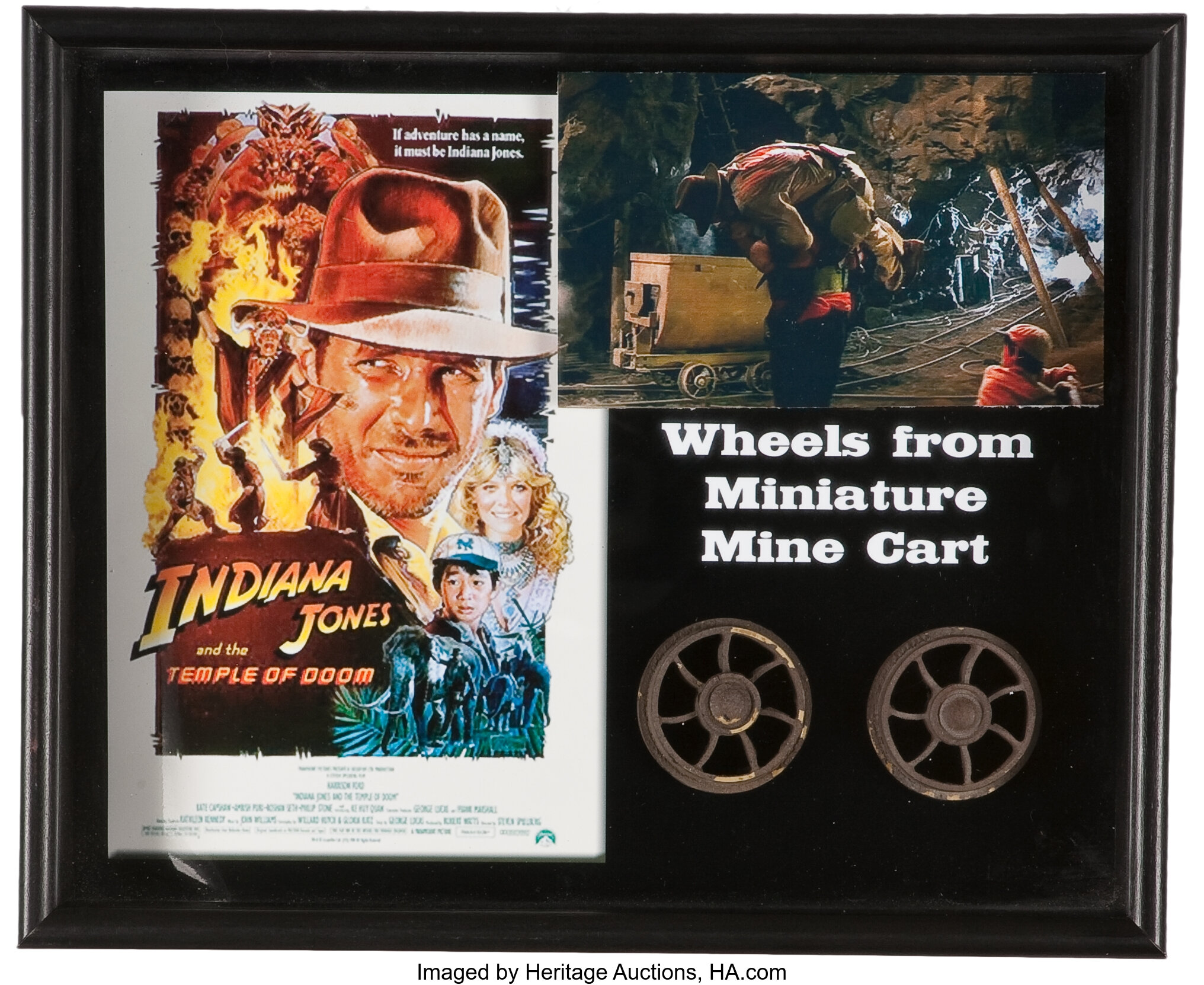 Indiana Jones and the Temple of Doom Miniature Mine Cart Wheels ...