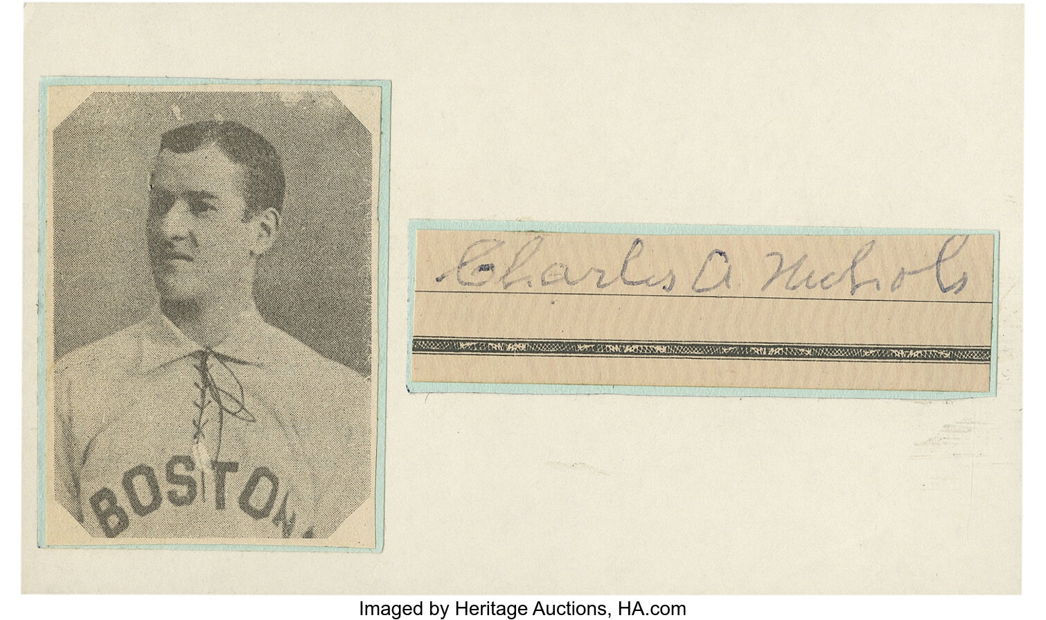 Charles "Kid" Nichols Signed Cut Signature.... Baseball | Lot #42141 ...