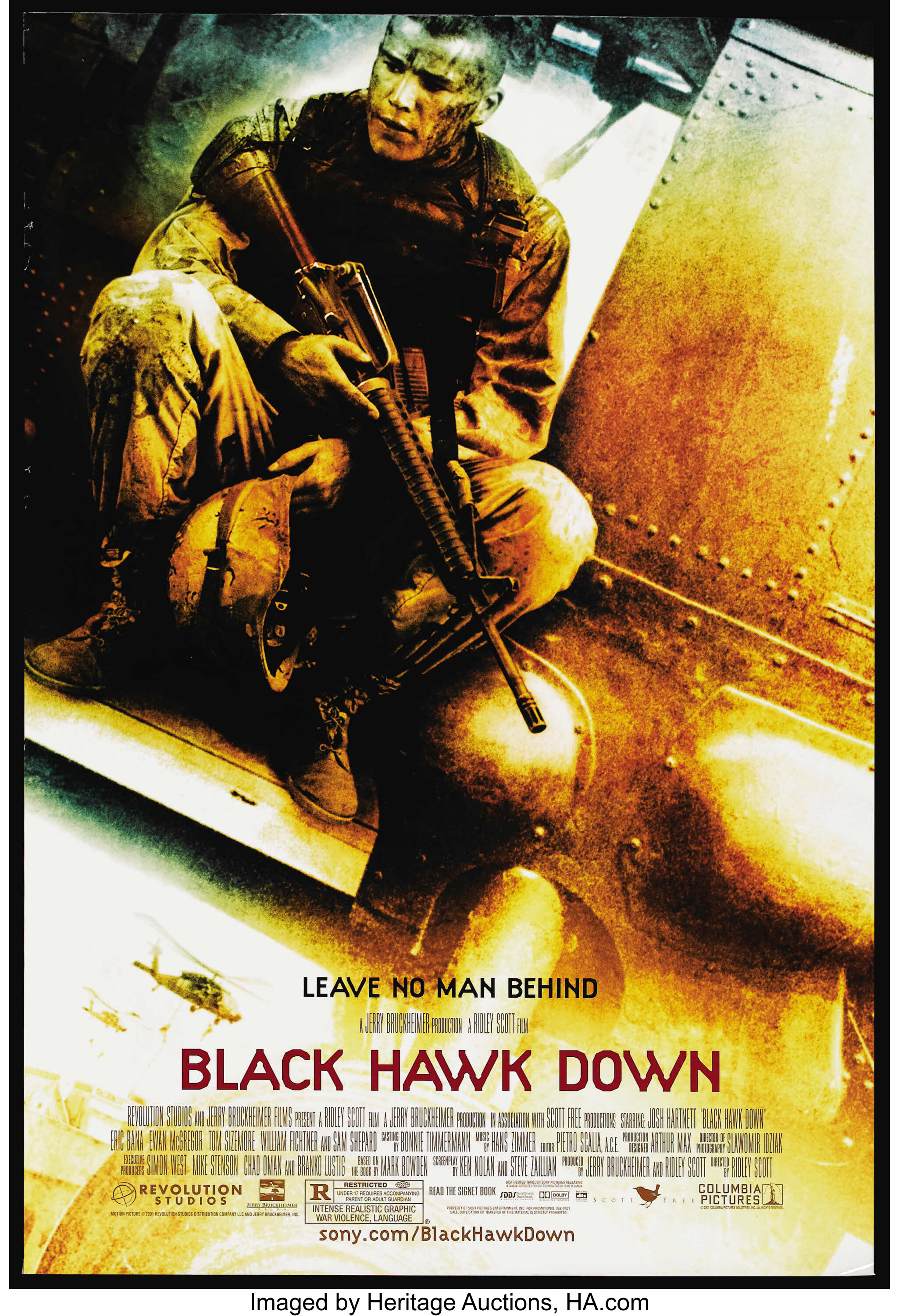 Black Hawk Down (Sony, 2001). One Sheet (27" X 40"). SS. War. ... | Lot ...