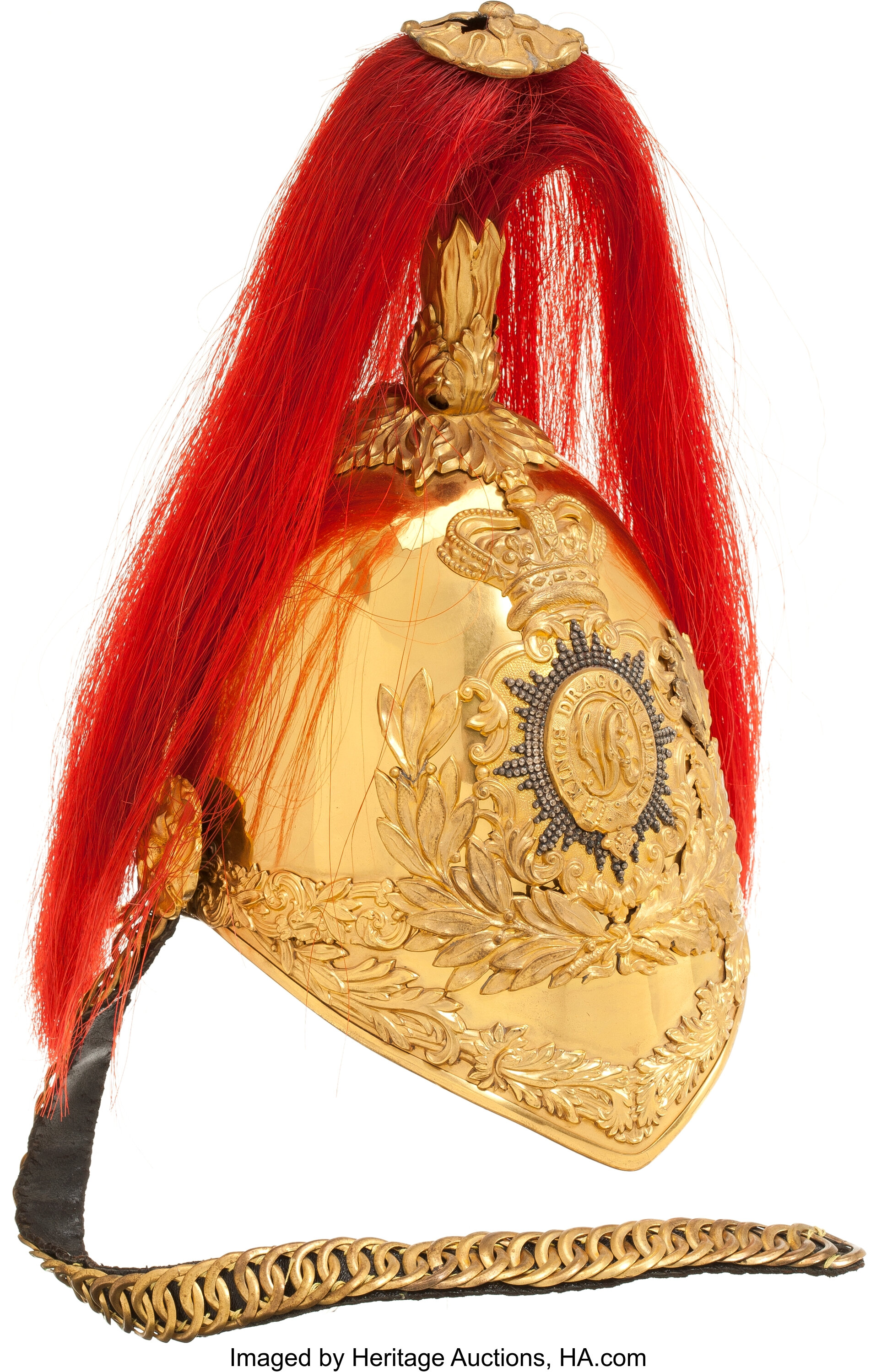 Victorian British Army Officer's 1847 Pattern Brass Parade Helmet | Lot ...