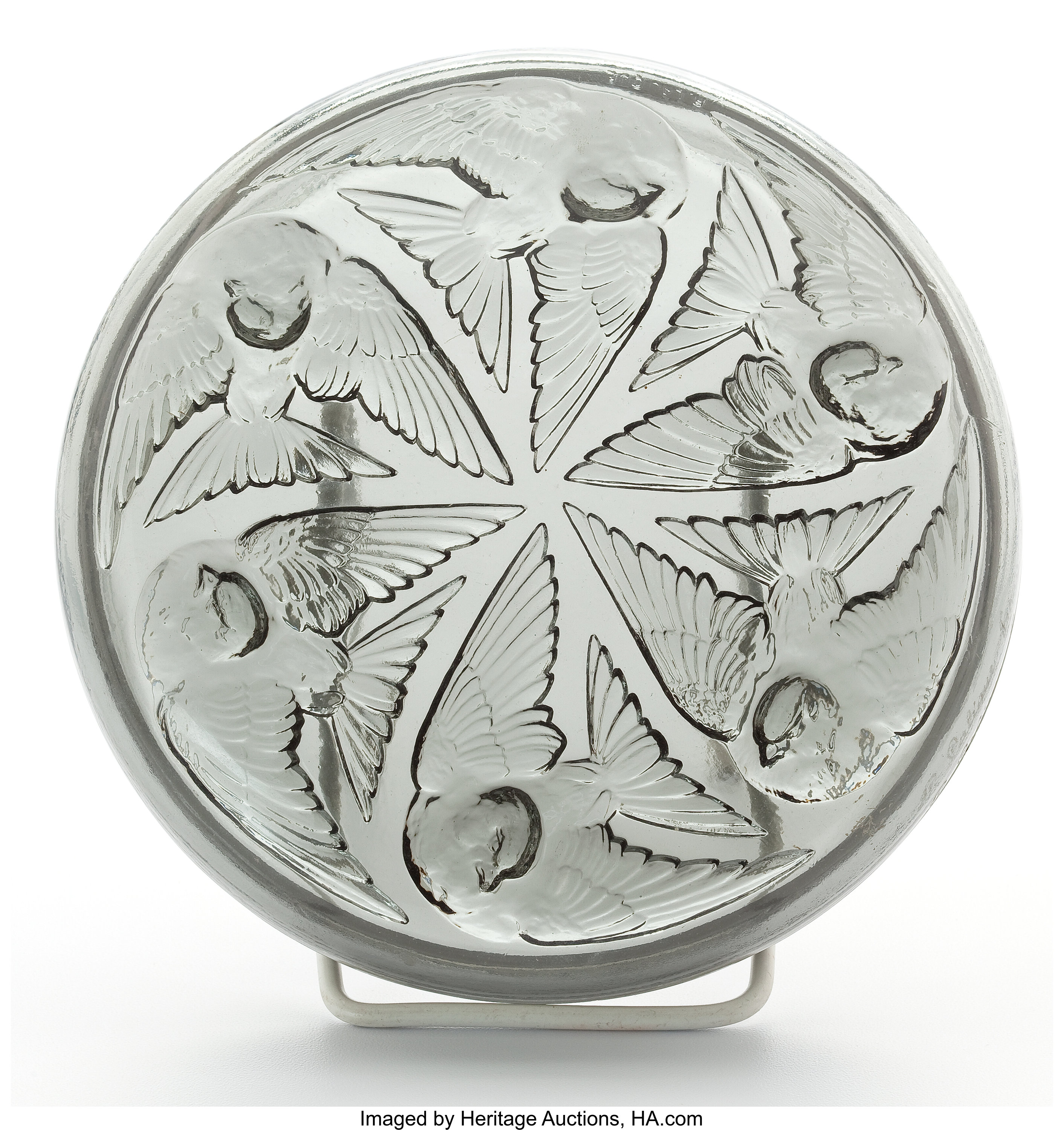 FROM THE ESTATE OF A PROMINENT LALIQUE COLLECTOR. R. LALIQUE. | Lot ...