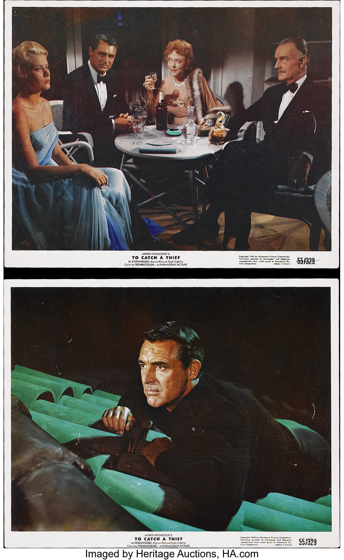 To Catch a Thief (Paramount, 1955). Color Stills (2) (8" X 10"). | Lot ...