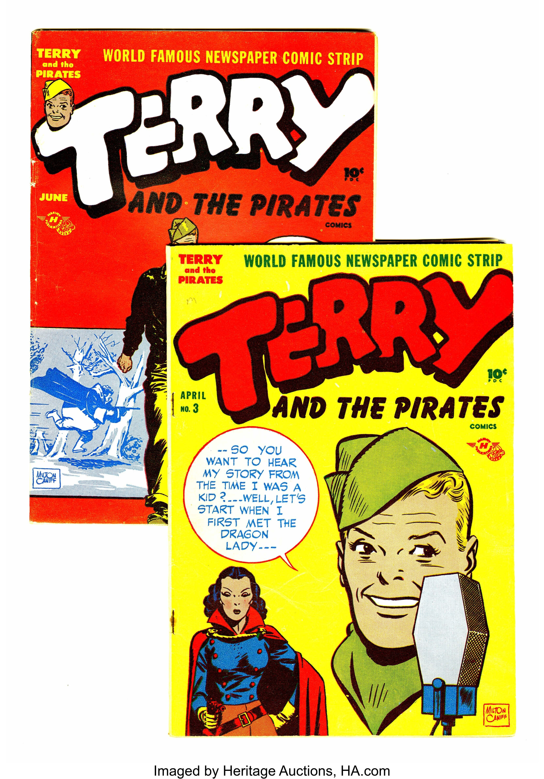 Terry and the Pirates #3 and 4 Group (Harvey, 1947).... (Total: 2 | Lot ...