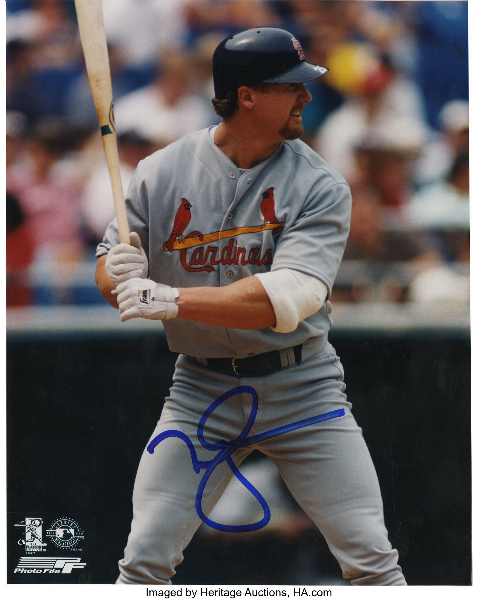 Mark McGwire Signed Photograph. One of the boldest and most | Lot ...
