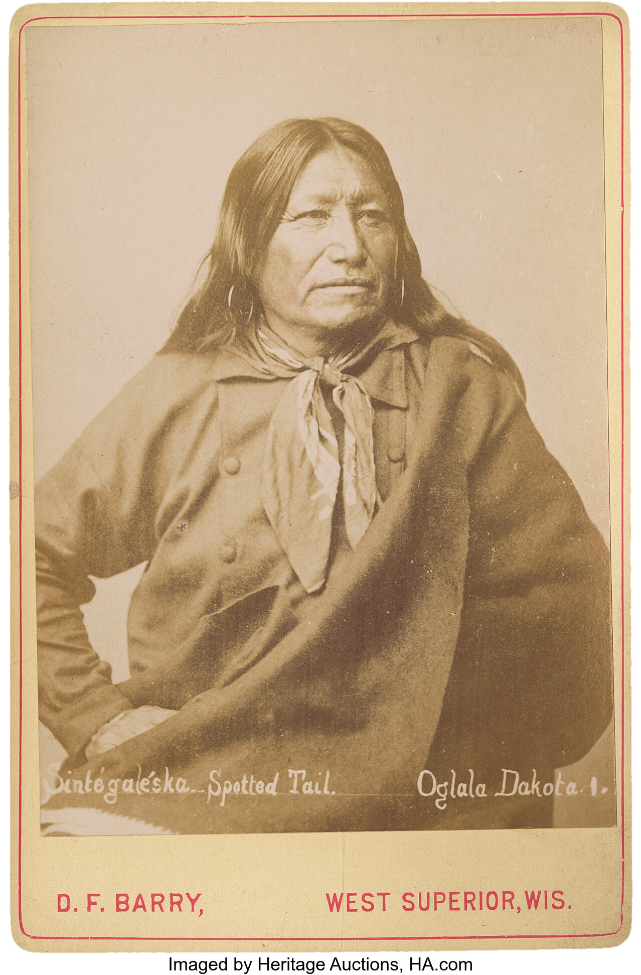 SPOTTED TAIL . c. 1890... Photographs | Lot #50251 | Heritage Auctions