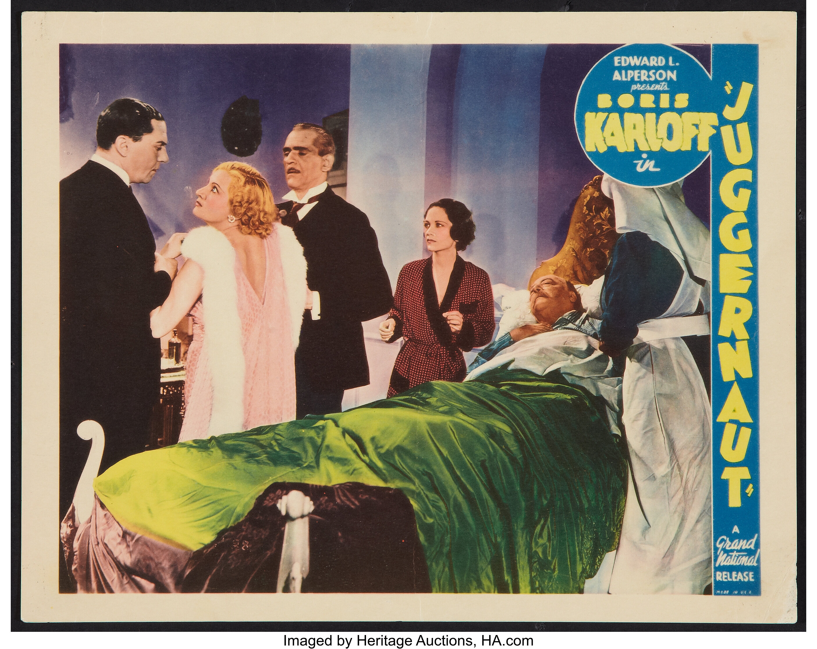 Juggernaut (Grand National, 1936). Lobby Card (11" X 14"). Horror ...