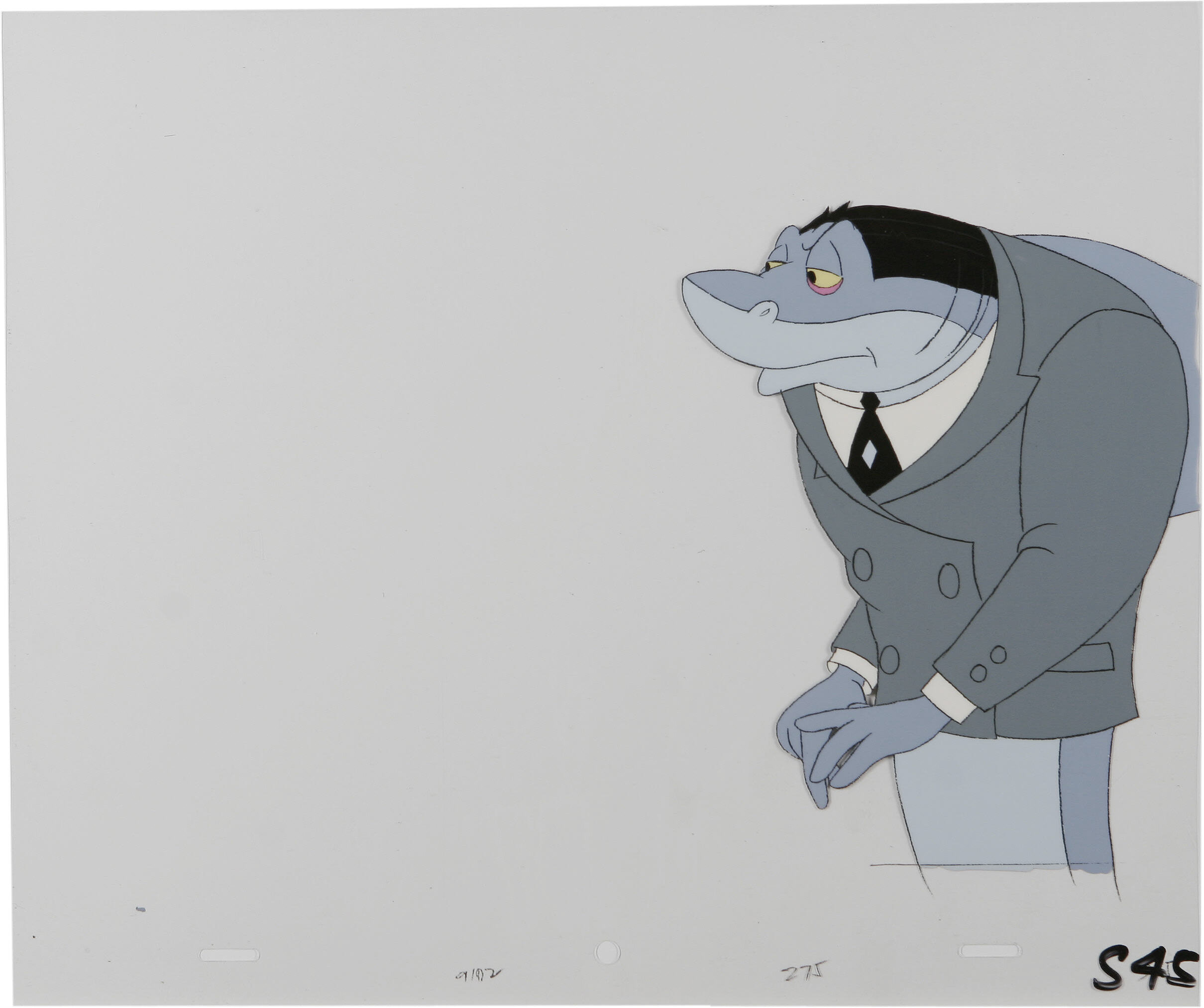 "Fish Police" - The Sharkster Animation Production Cel and Clean-Up ...