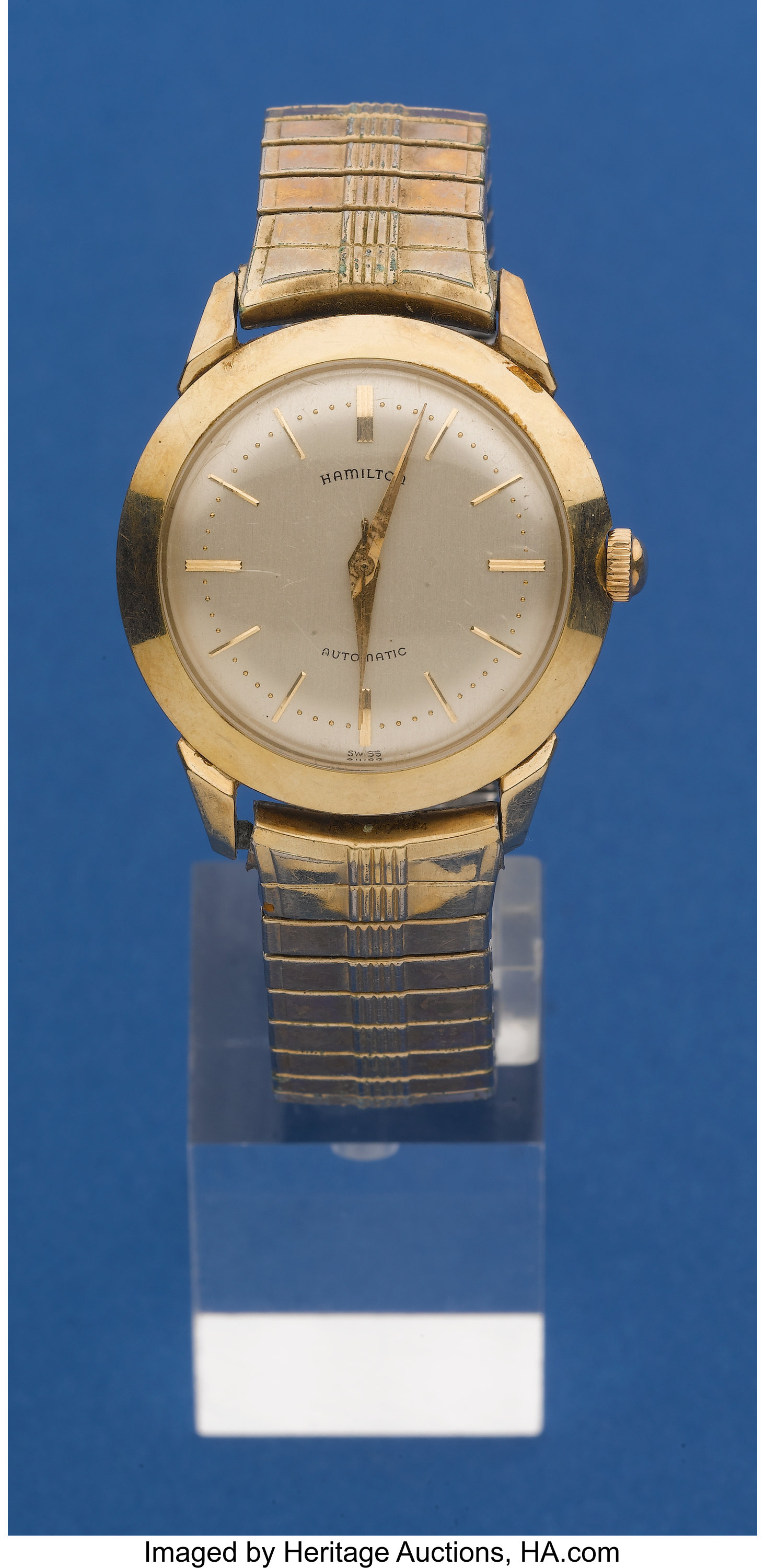 Hamilton 14k Gold Automatic Wristwatch. ... Timepieces | Lot #73028 ...