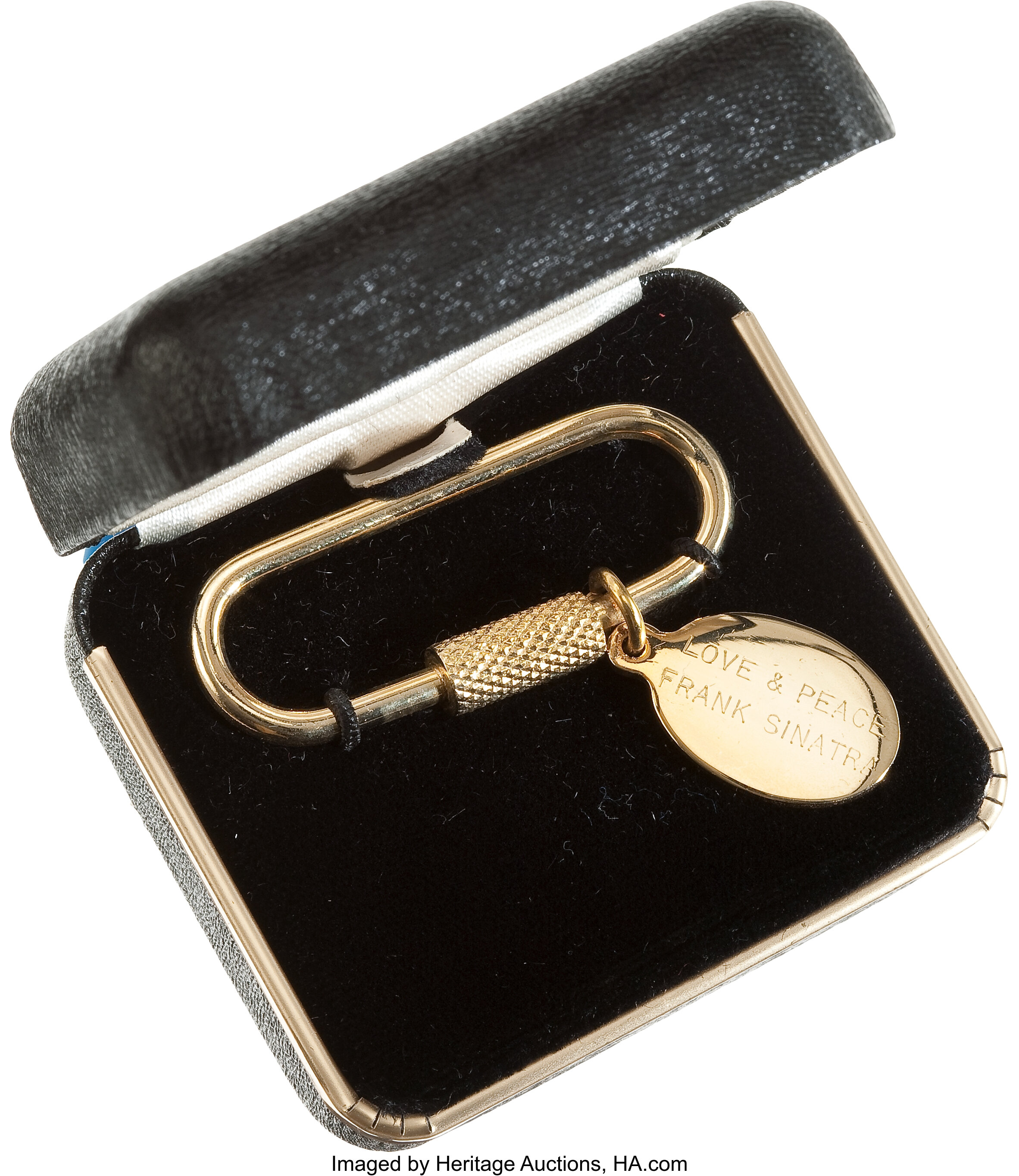 Frank Sinatra Gold Key Chain Given to Ed Wynigear.... Movie/TV | Lot ...