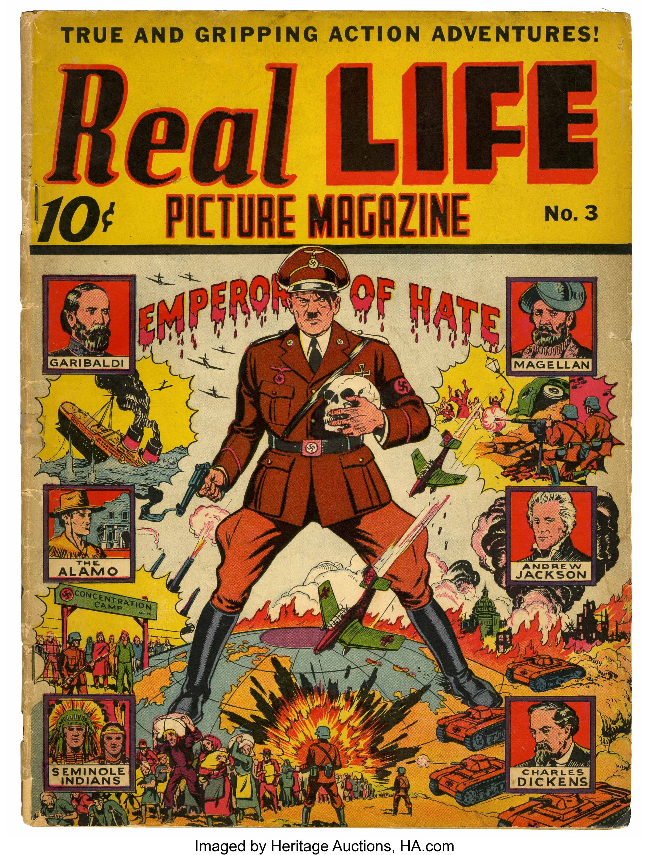 Real Life Comics #3 (Nedor Publications, 1942) Condition: GD/VG ...