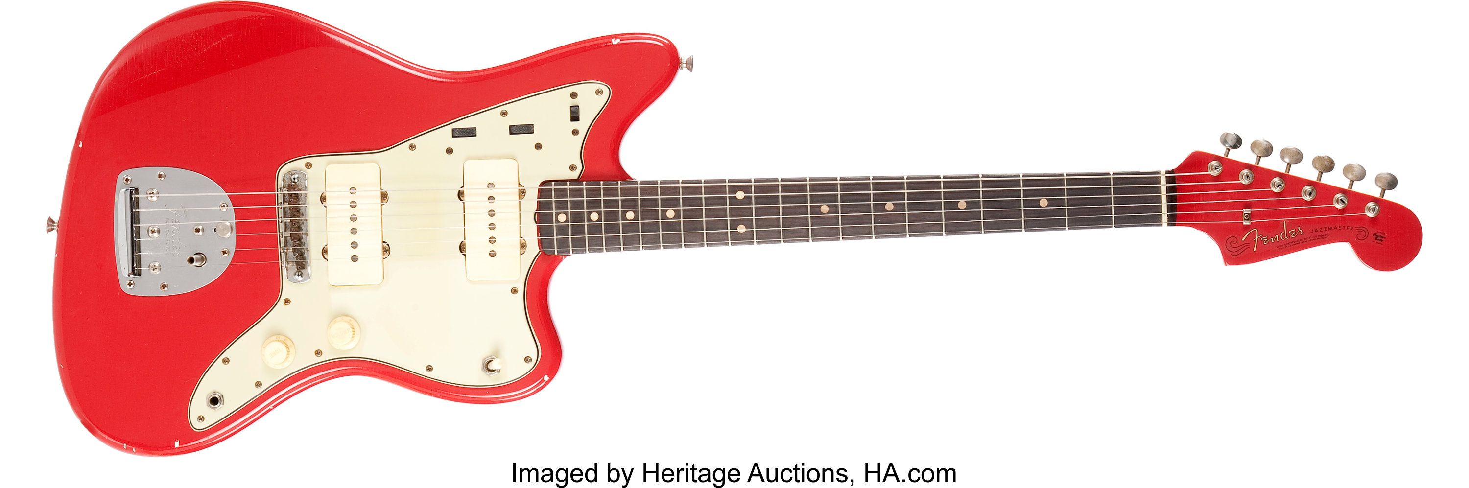 1962 Fender Jazzmaster Dakota Red Solid Body Electric Guitar, | Lot ...