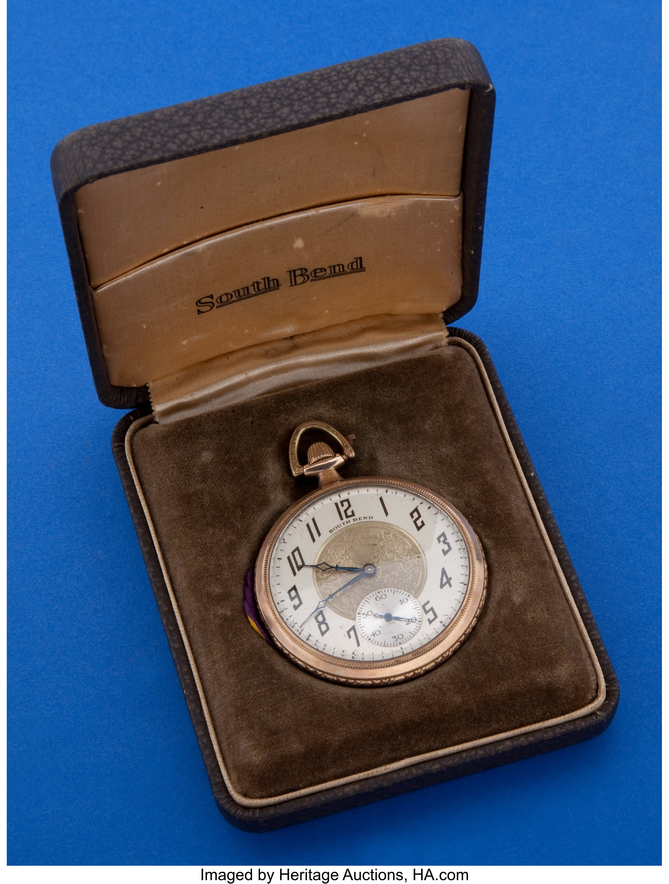 South Bend 15 Jewel Grade 407 Pocket Watch With Original Box. ... | Lot ...