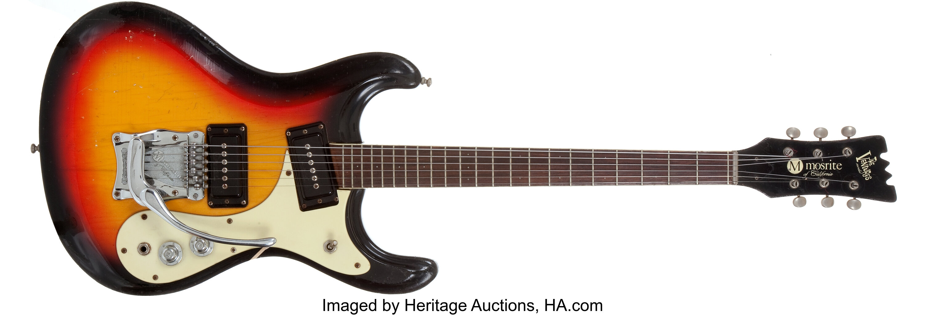 1960s Mosrite Ventures Model Sunburst Electric Guitar, # 4825.... | Lot ...