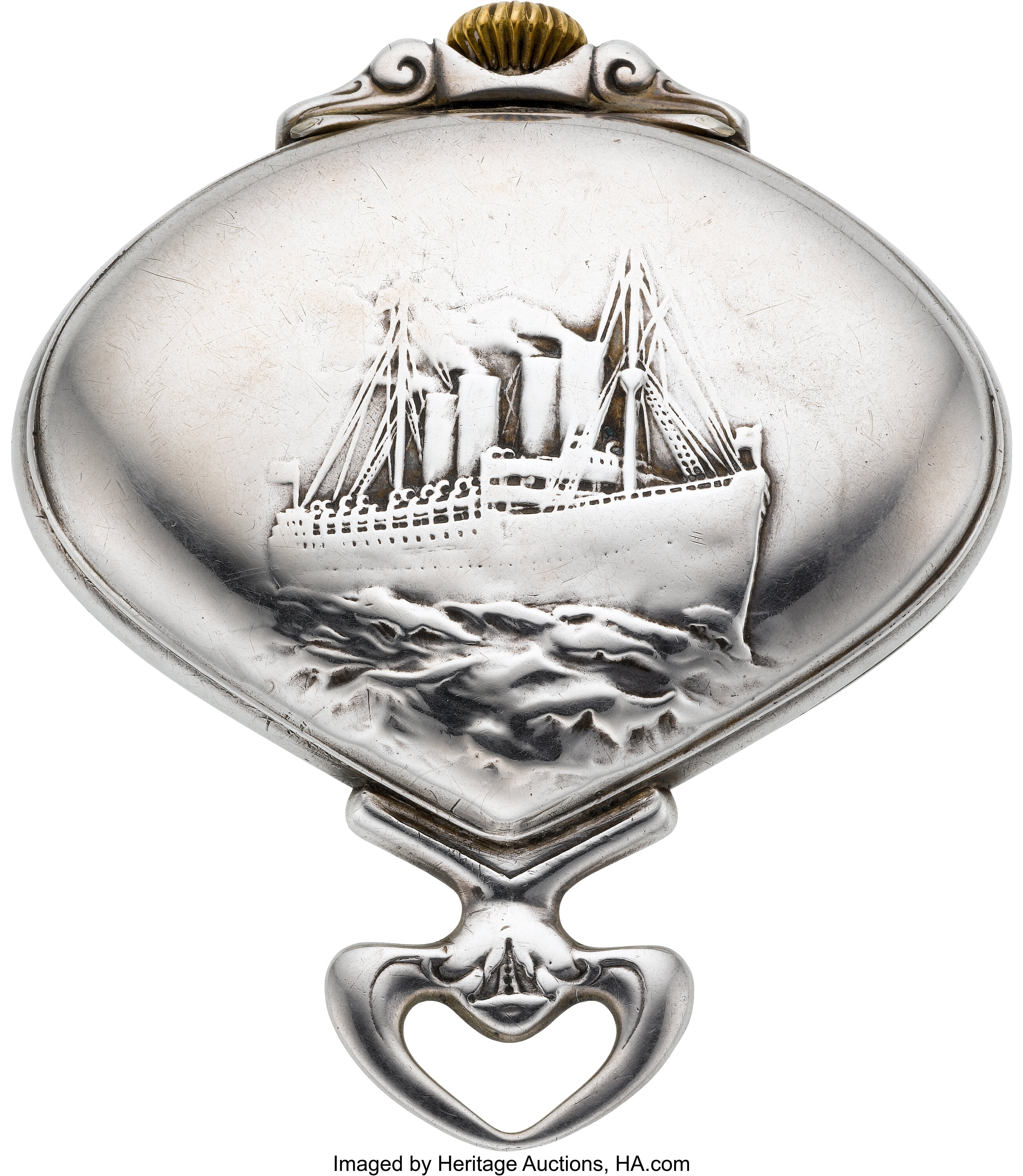 Record Watch Co. Rare Titanic Motif Sector Watch, circa 1900. ... | Lot ...