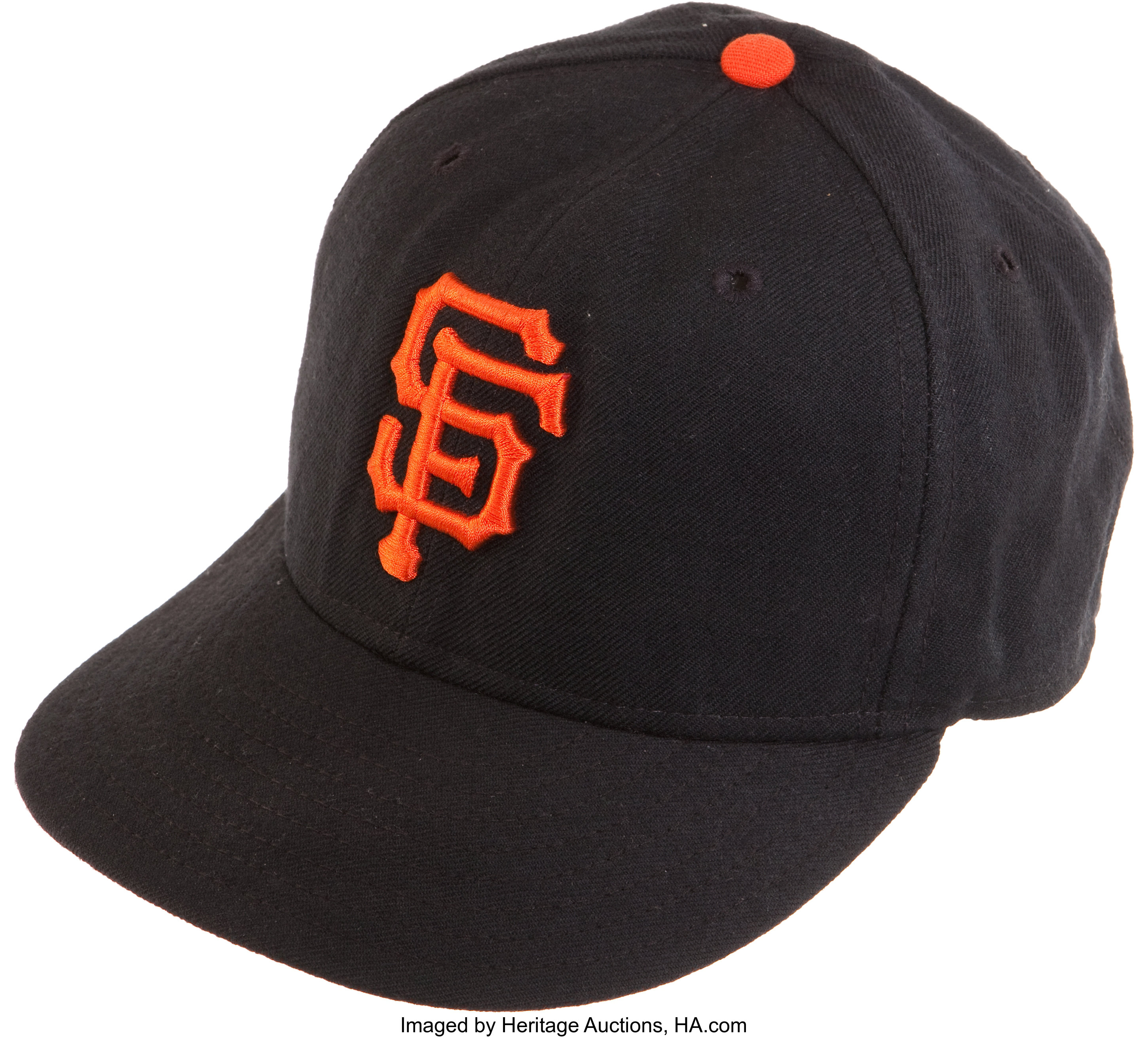 Barry Bonds Game Worn Cap.... Baseball Collectibles Hats | Lot #41128 ...