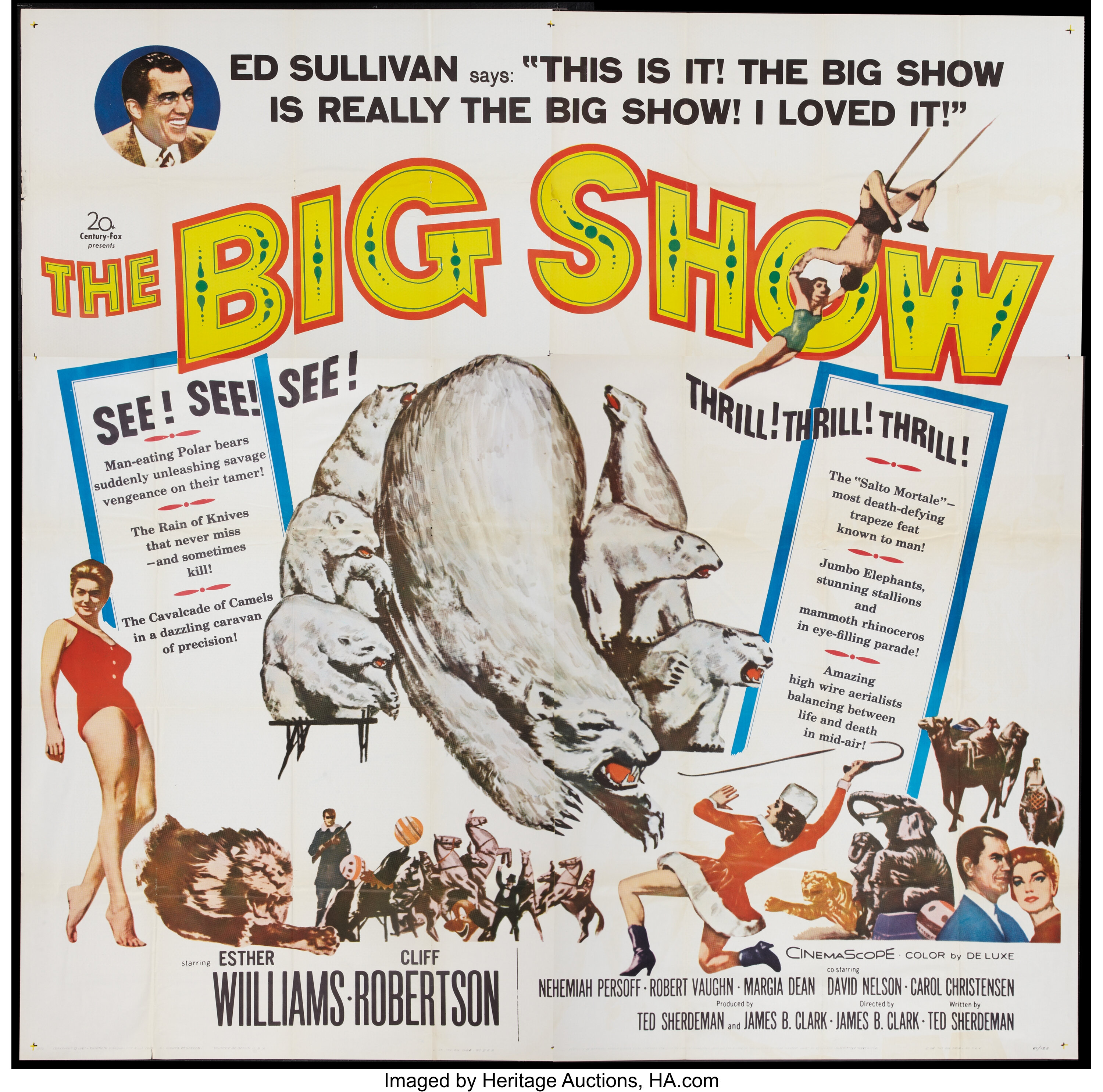 The Big Show (20th Century Fox, 1961). Six Sheet (81" X 81"). | Lot ...