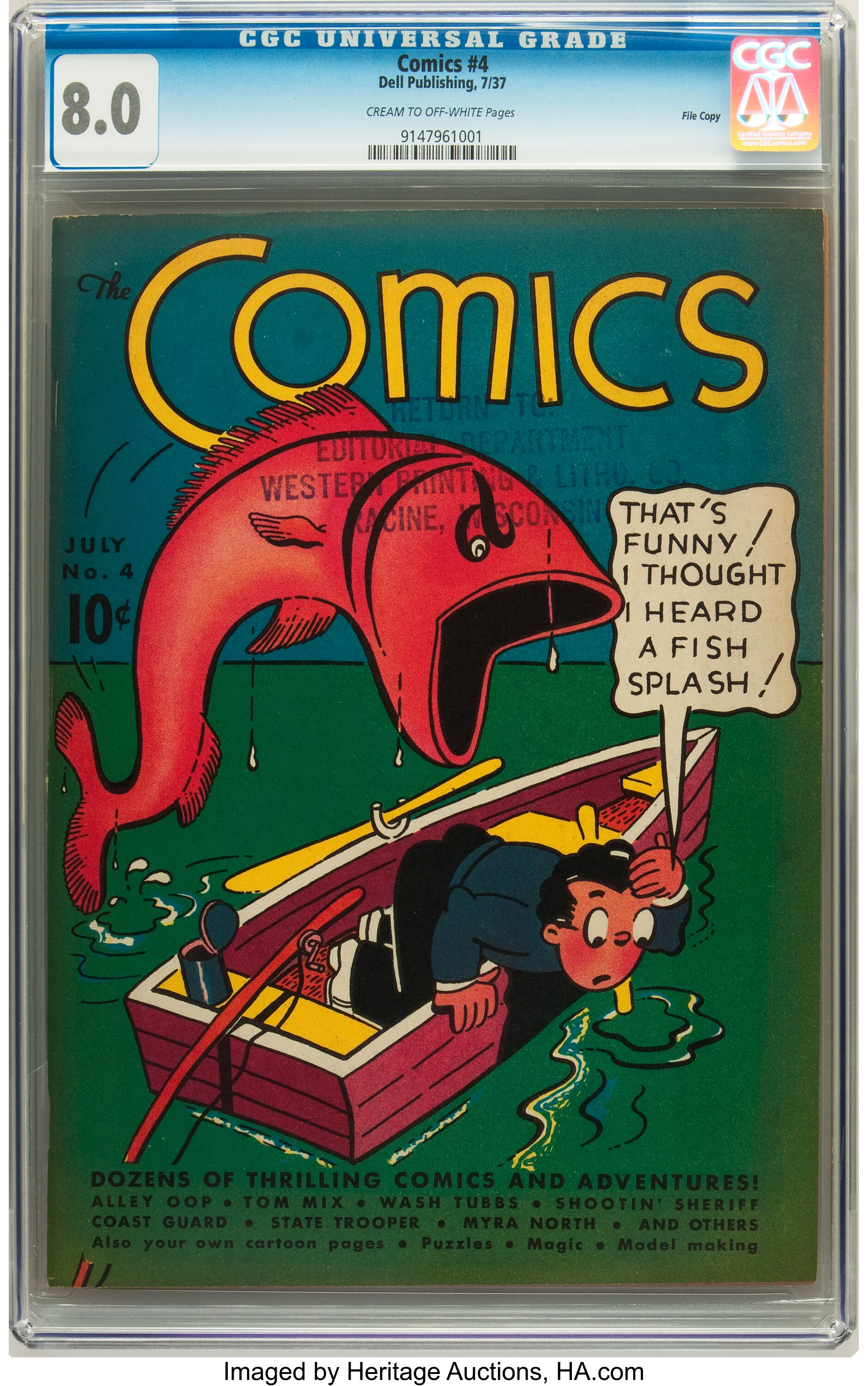 How Much Is The Comics #4 Worth? Browse Comic Prices | Heritage Auctions