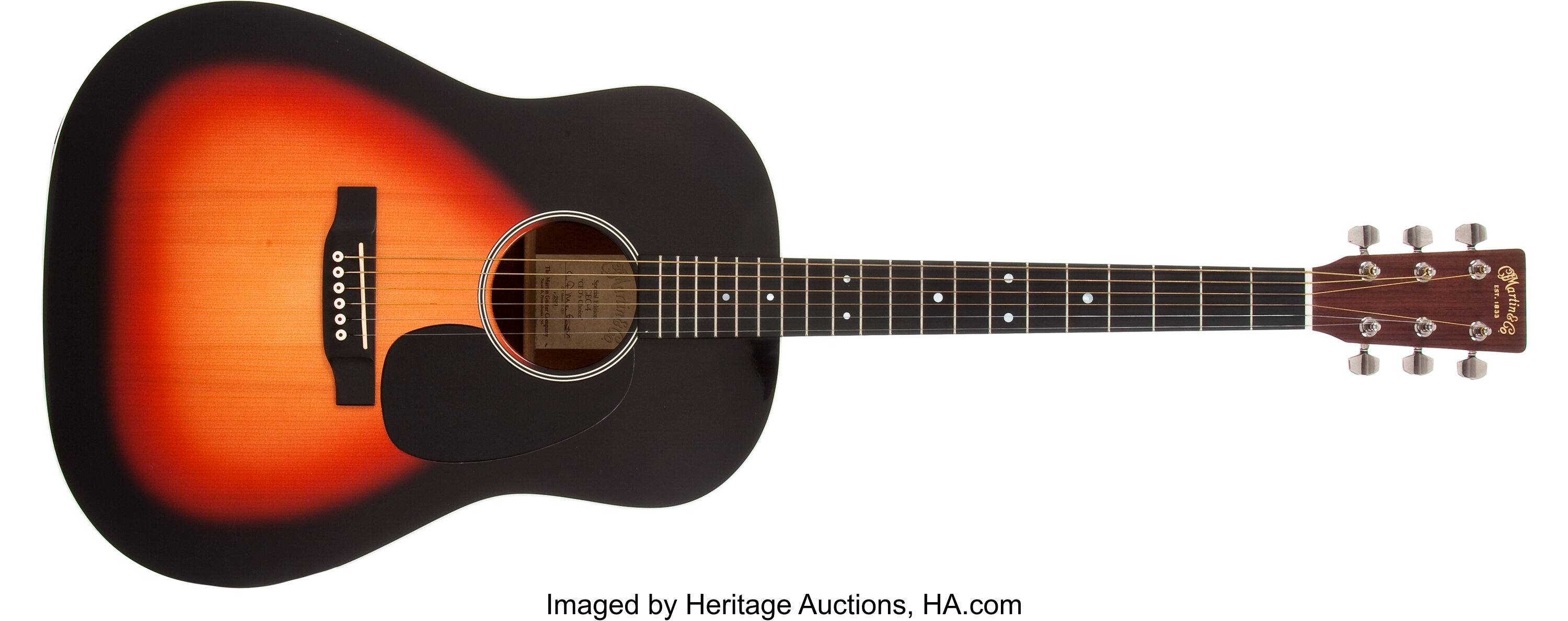 2001 Martin CEO-4 Special Edition 3-Tone Sunburst Acoustic Guitar | Lot ...