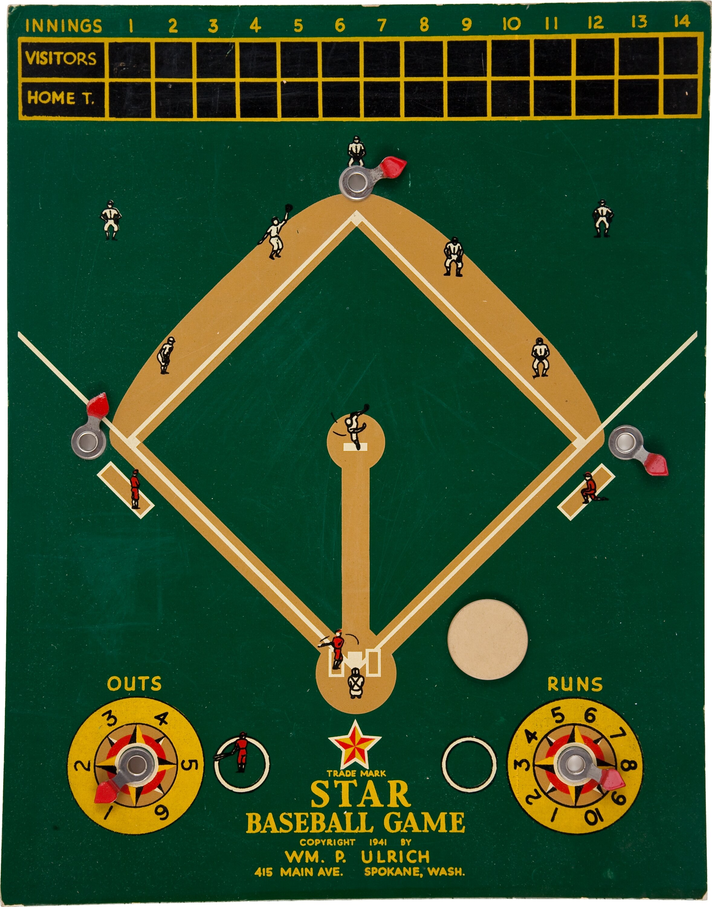 1941 Star Baseball Game.... Baseball Collectibles Others | Lot #81659 ...