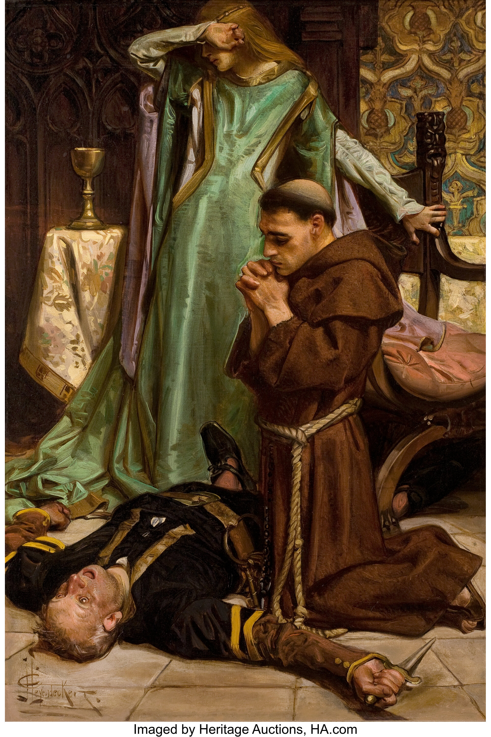 JOSEPH CHRISTIAN LEYENDECKER (American, 1874-1951). The Rescue of | Lot ...