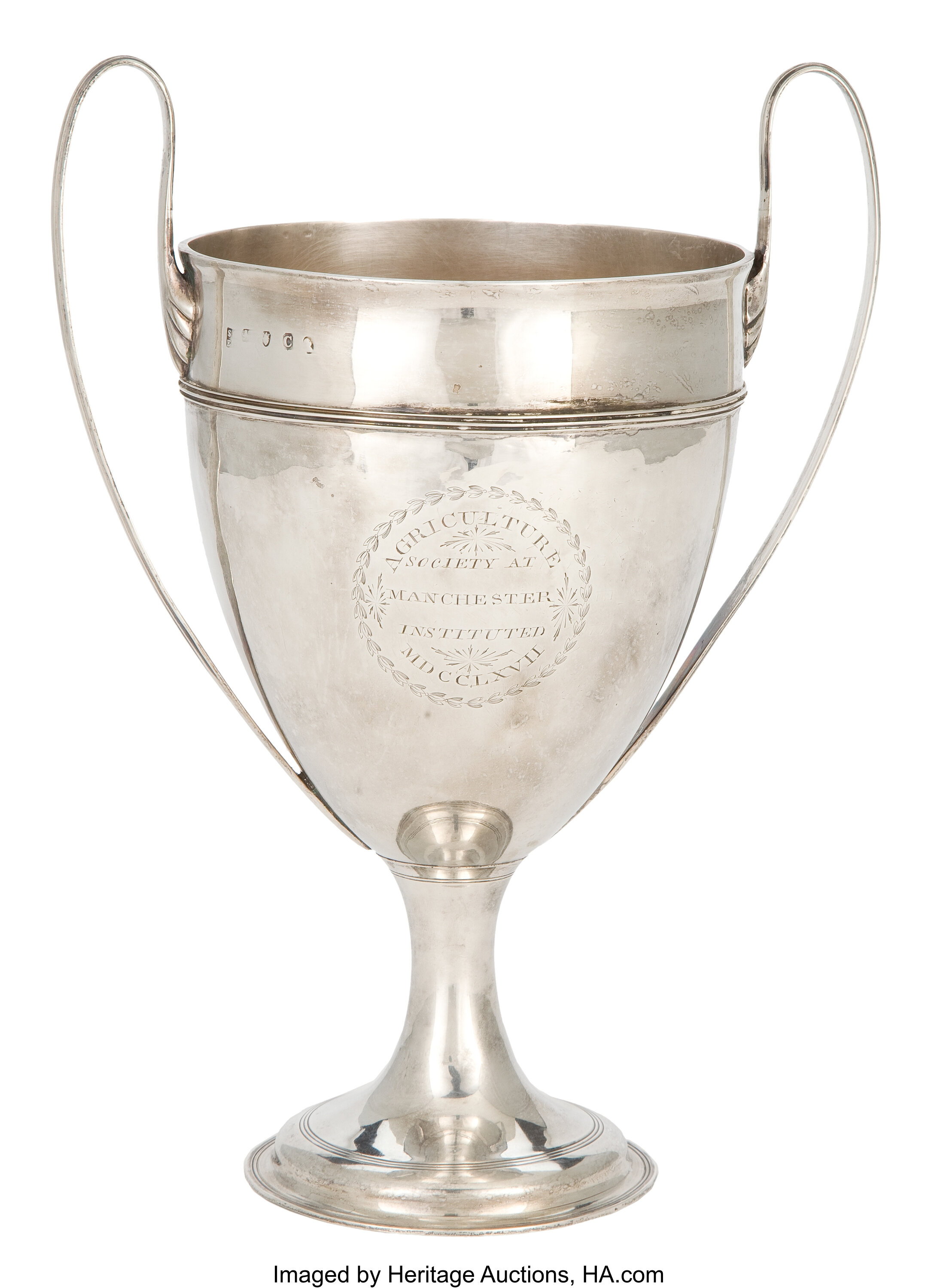 MALCOLM S. FORBES COLLECTION: GEORGE III SILVER AGRICULTURAL TROPHY ...