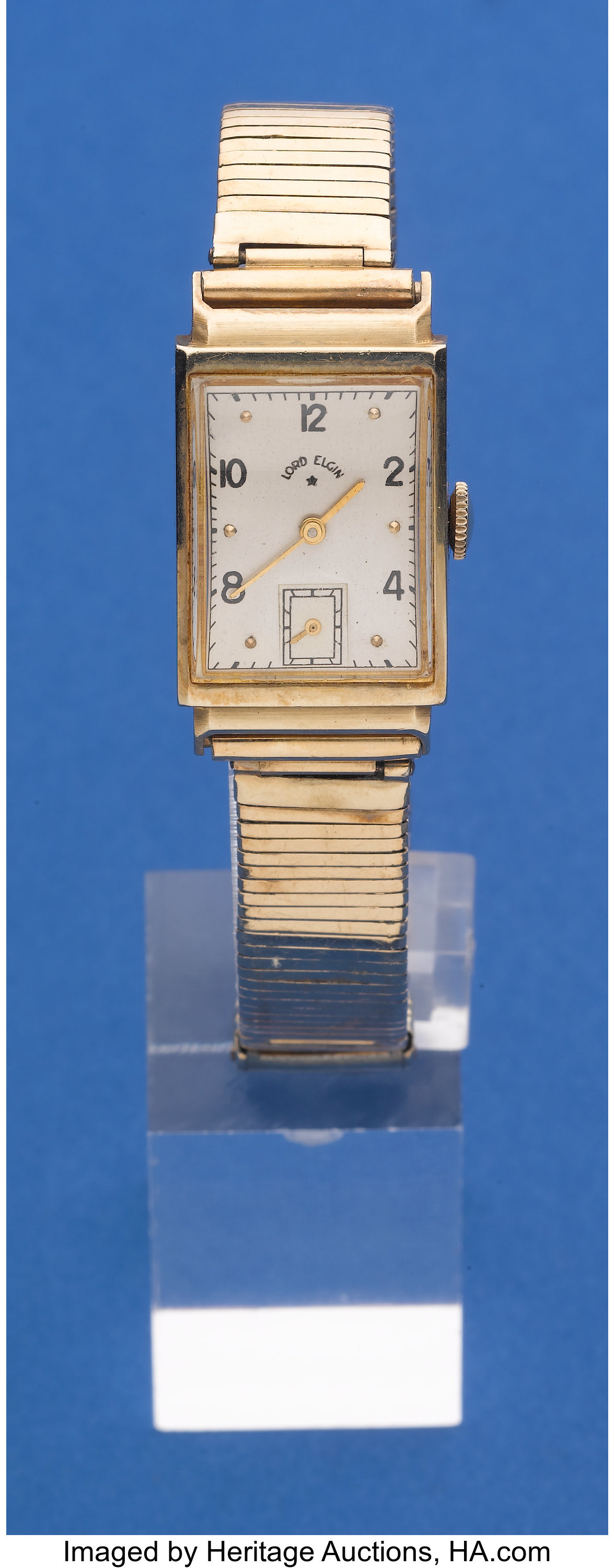 Lord Elgin 14k Gold Wristwatch With A Non Gold Band. ... Timepieces ...
