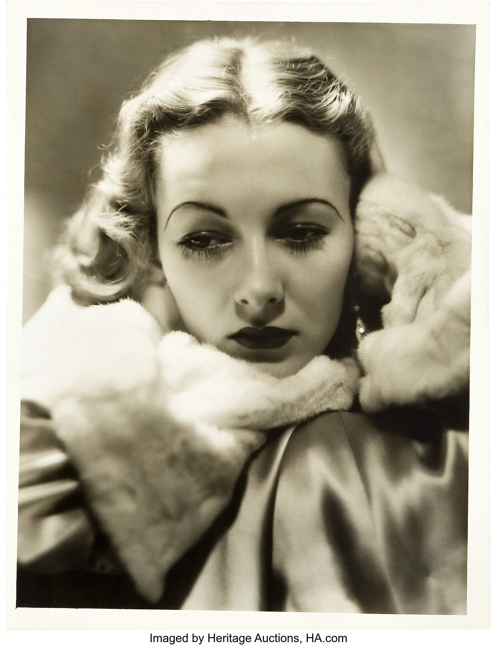 Karen Morley by George Hurrell (MGM, 1932). Photo (10" X 13 ...