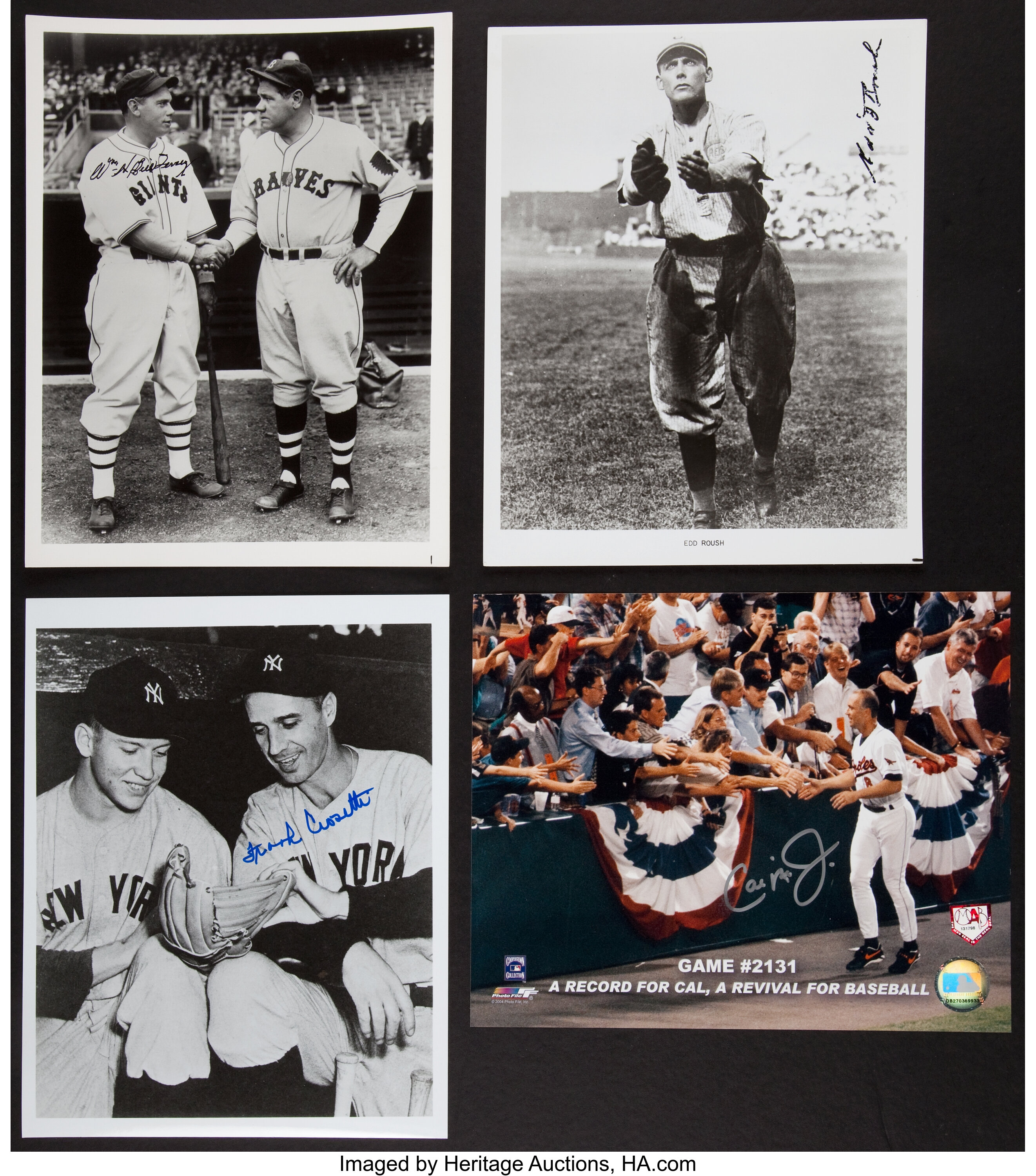 Baseball Stars Signed Photographs Lot of 4.... Baseball | Lot #42132 ...