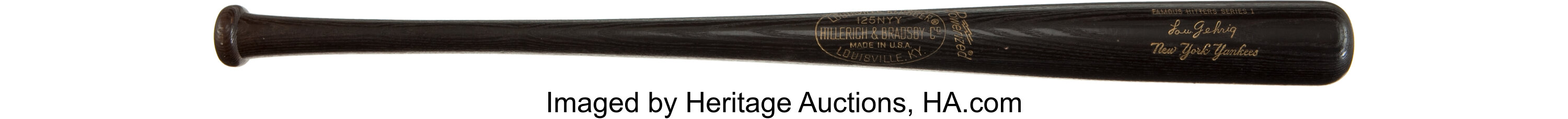 Circa 1930's Lou Gehrig "Famous Hitters Series I" Model Bat.... | Lot ...