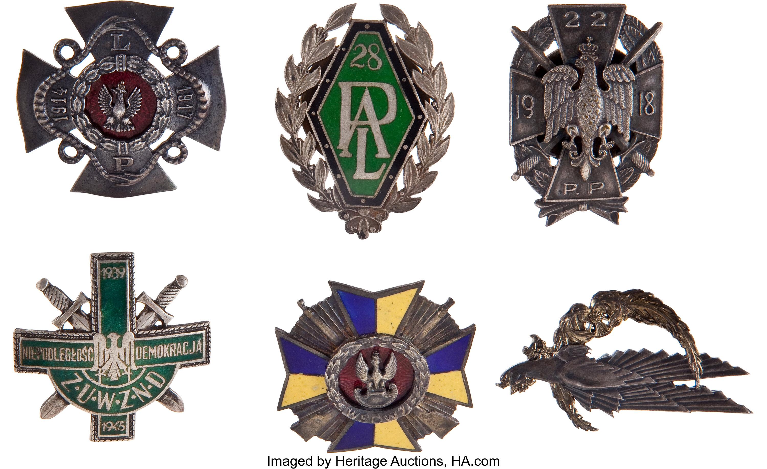 Poland Six Military Badges... (Total: 6 Items) Military & Patriotic ...