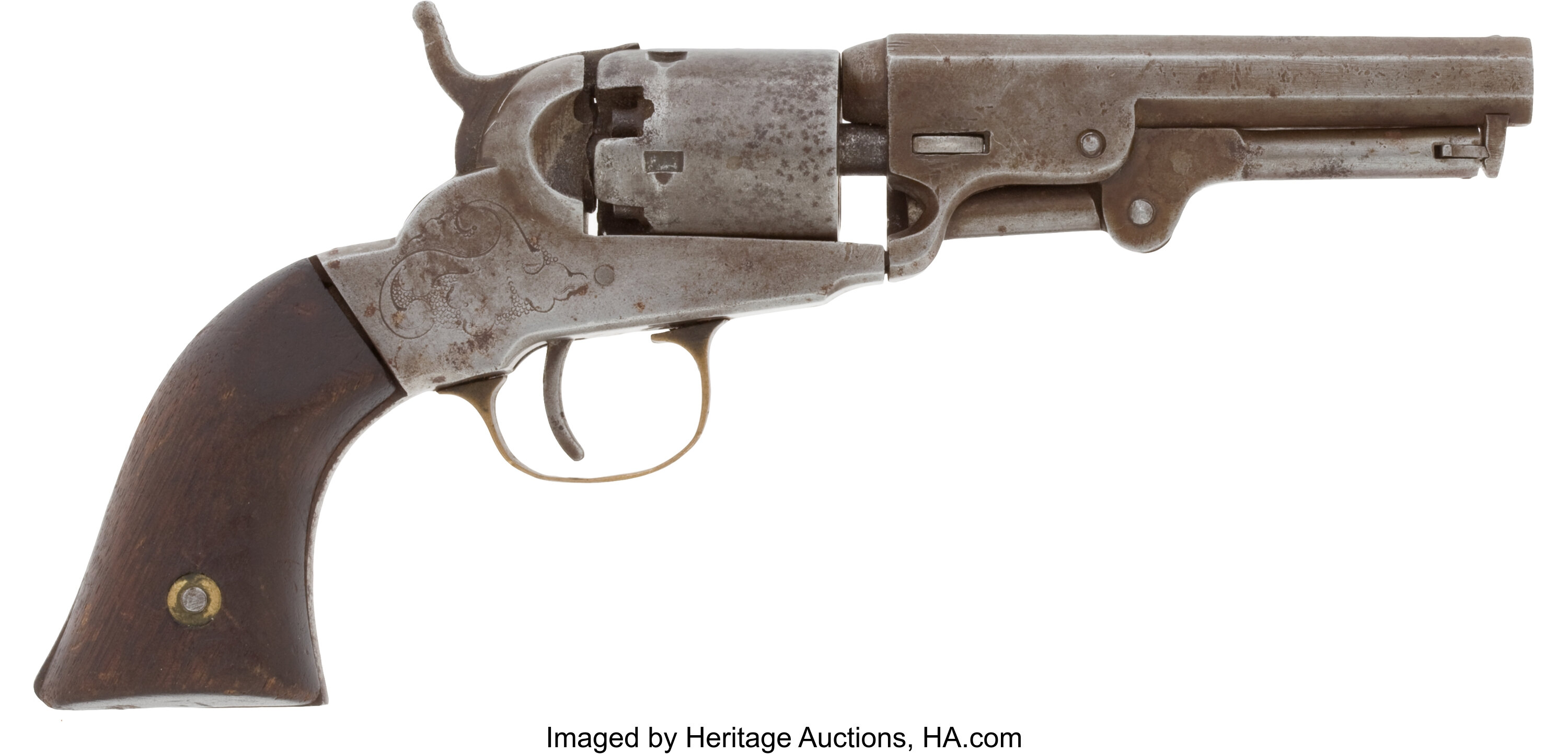 Nepperhan Fire Arms Co. .31 Caliber Percussion Pocket Revolver | Lot ...