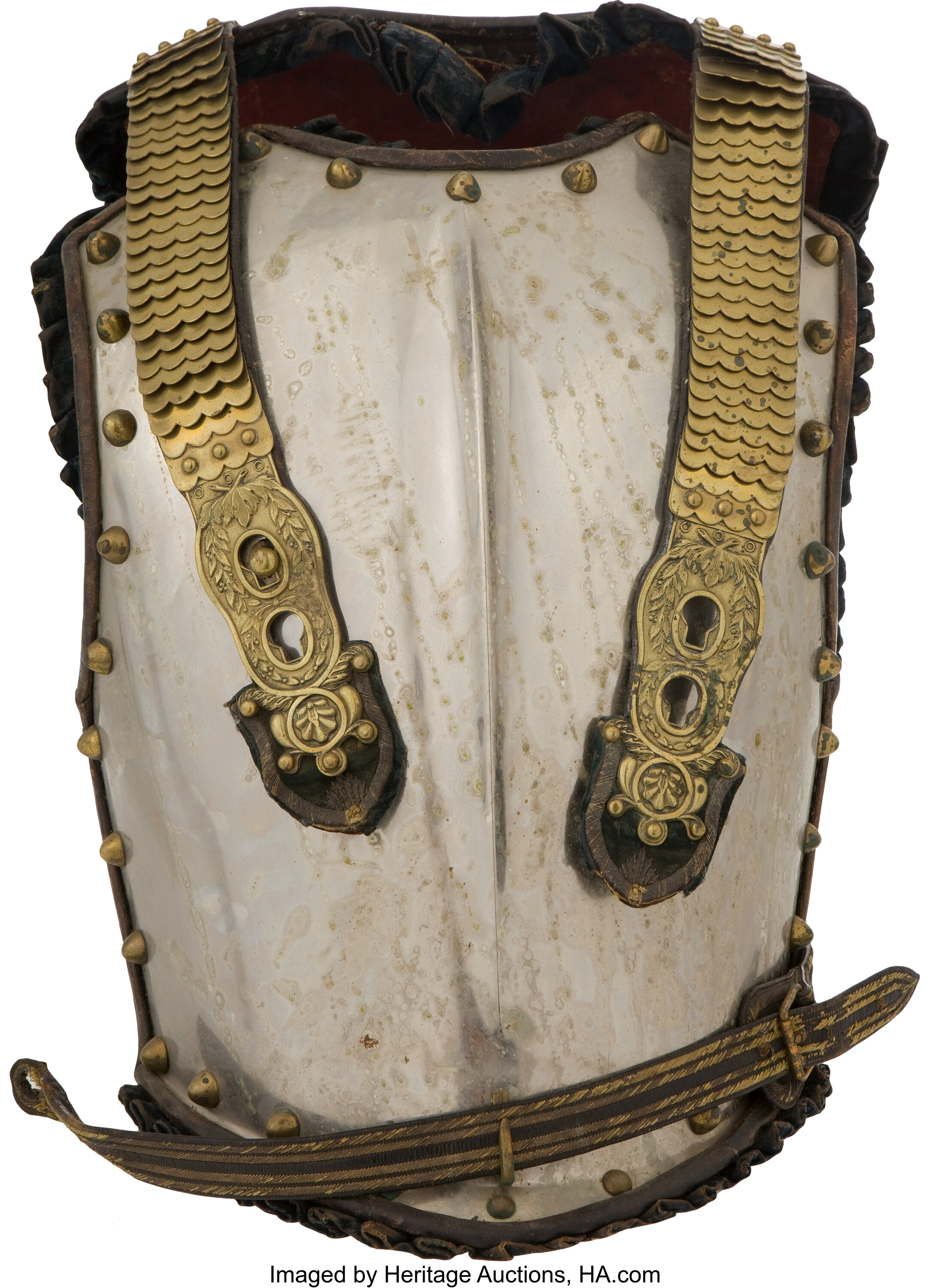 French Cavalry Officer's Cuirass... (Total: 2 Items) Military & | Lot ...
