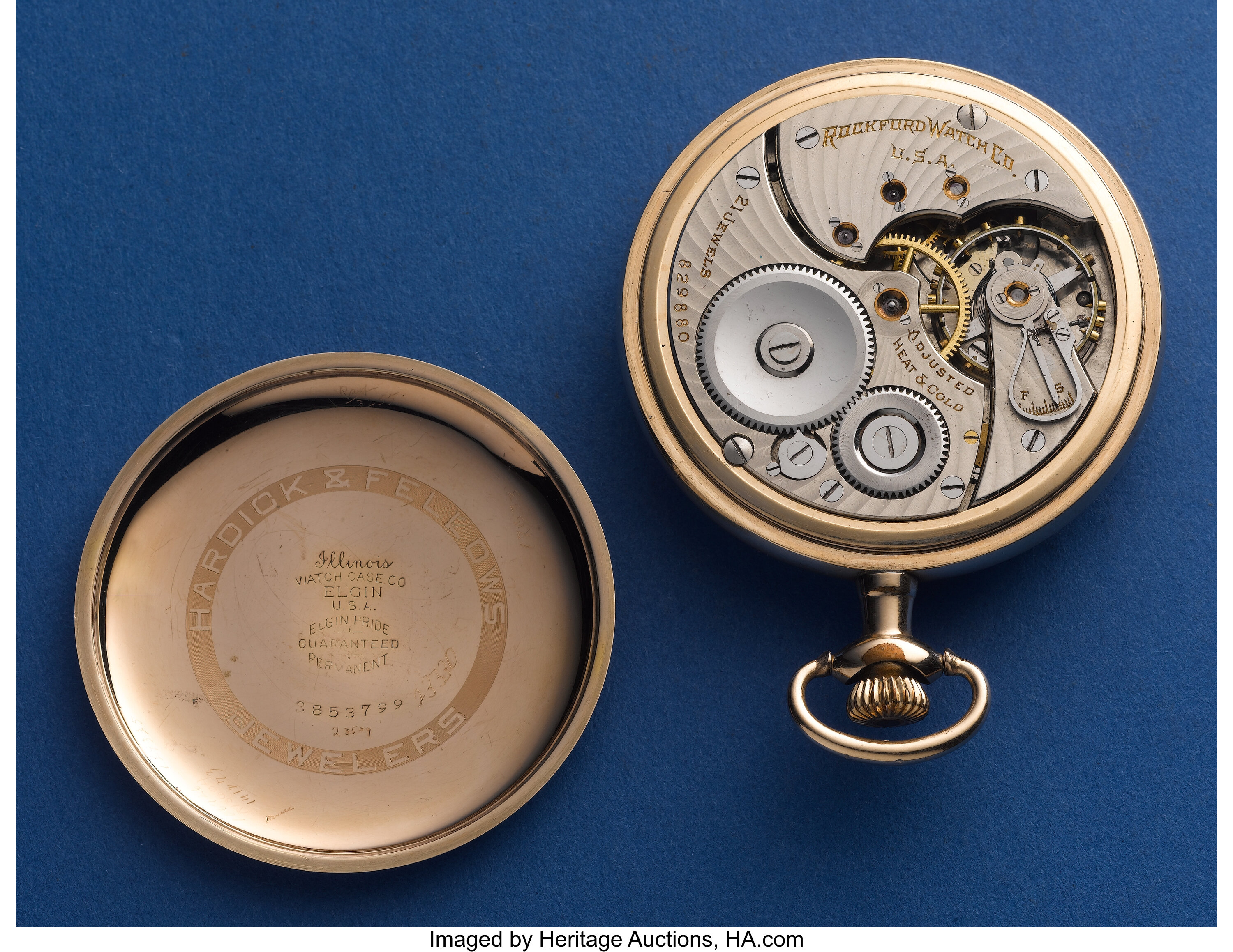 Rockford 21 Jewel 16 Size Pocket Watch. ... Timepieces American | Lot ...