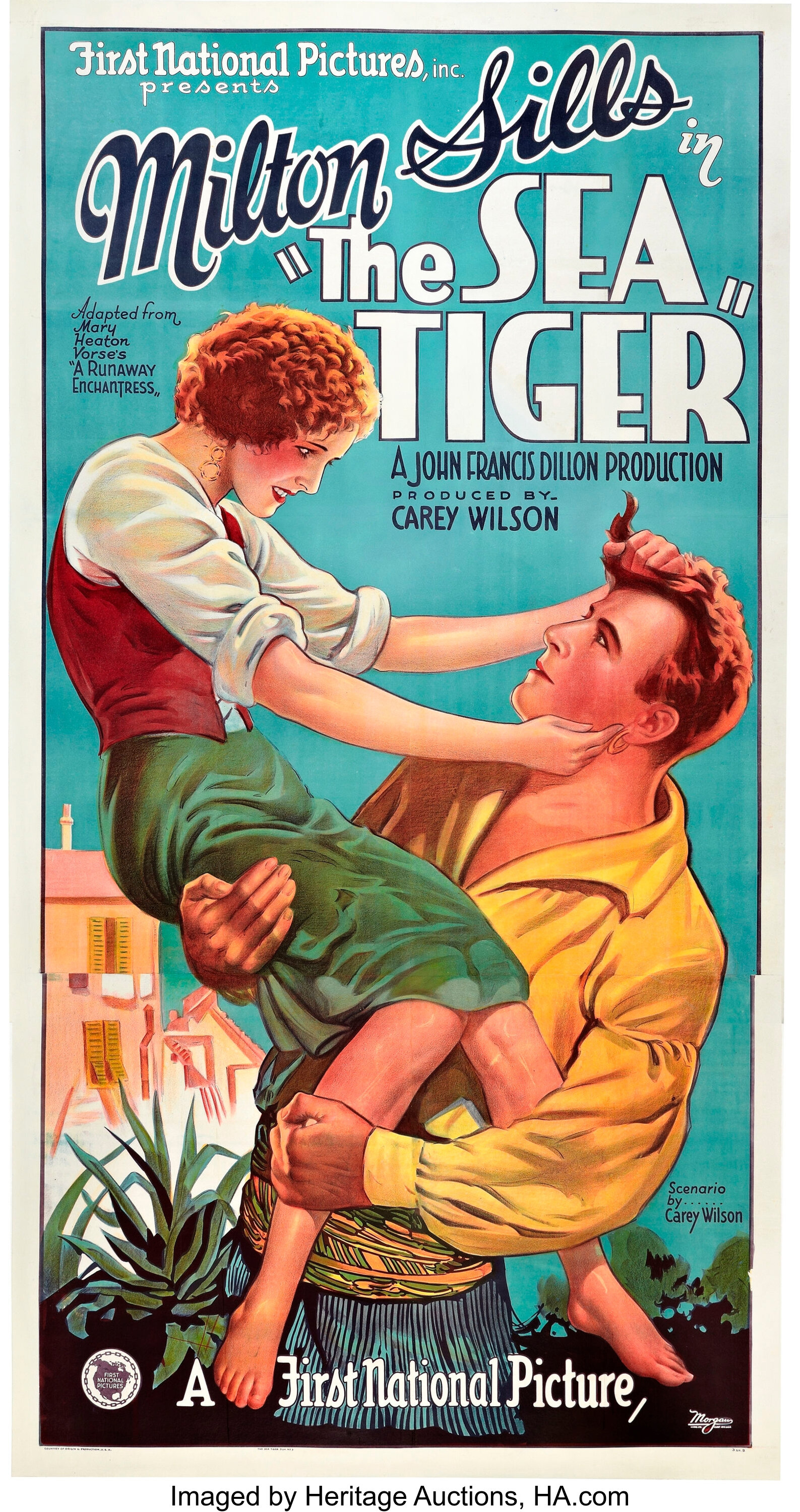 The Sea Tiger (First National, 1927). Three Sheet (41" X 81 ...