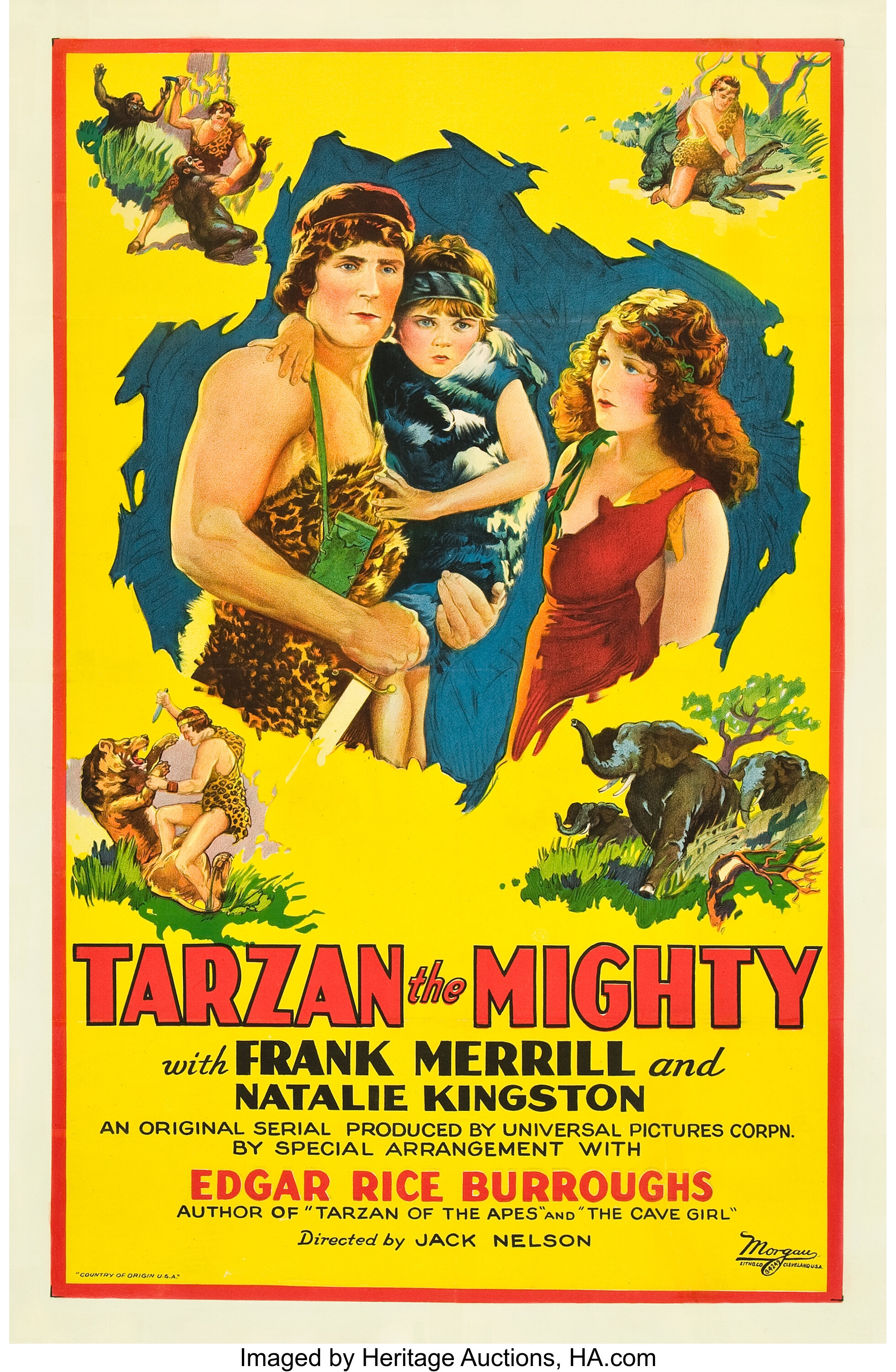 Tarzan the Mighty (Universal, 1928). One Sheet (27" X 41") Portrait ...